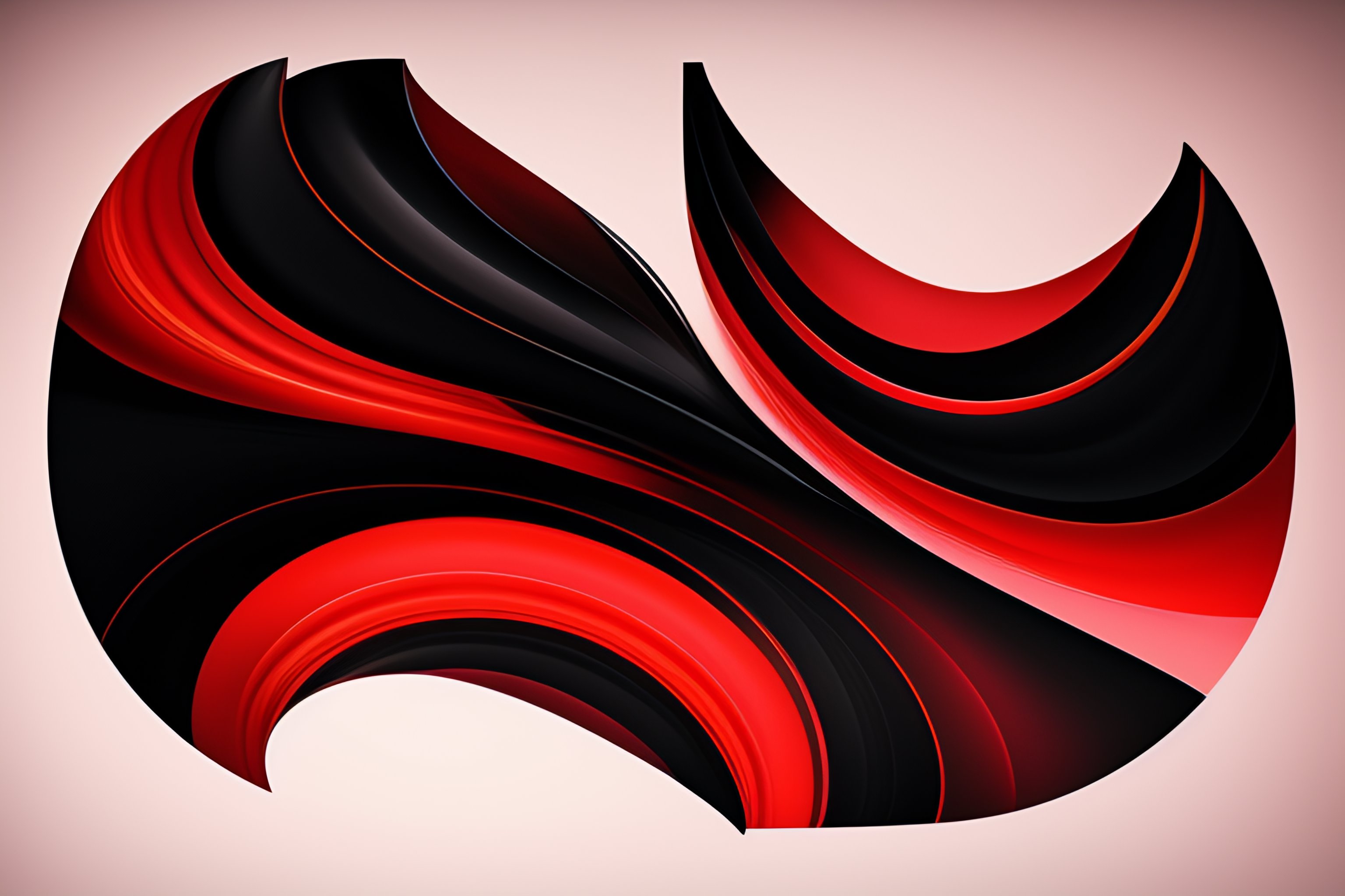 Lexica - 7D Abstract black darkred design