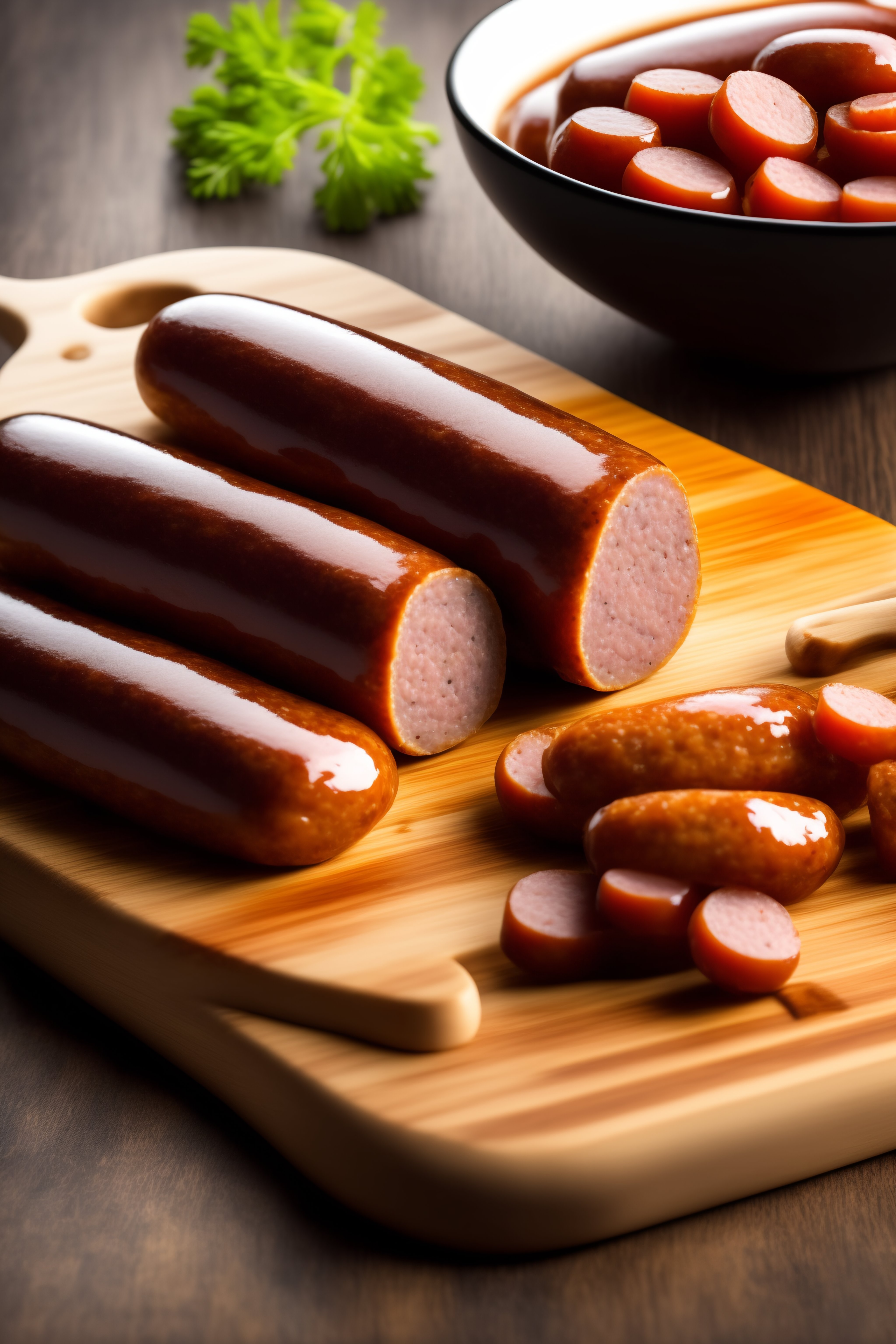 Lexica - Homemade sausage, cooked at home, smoked at home with cold ...