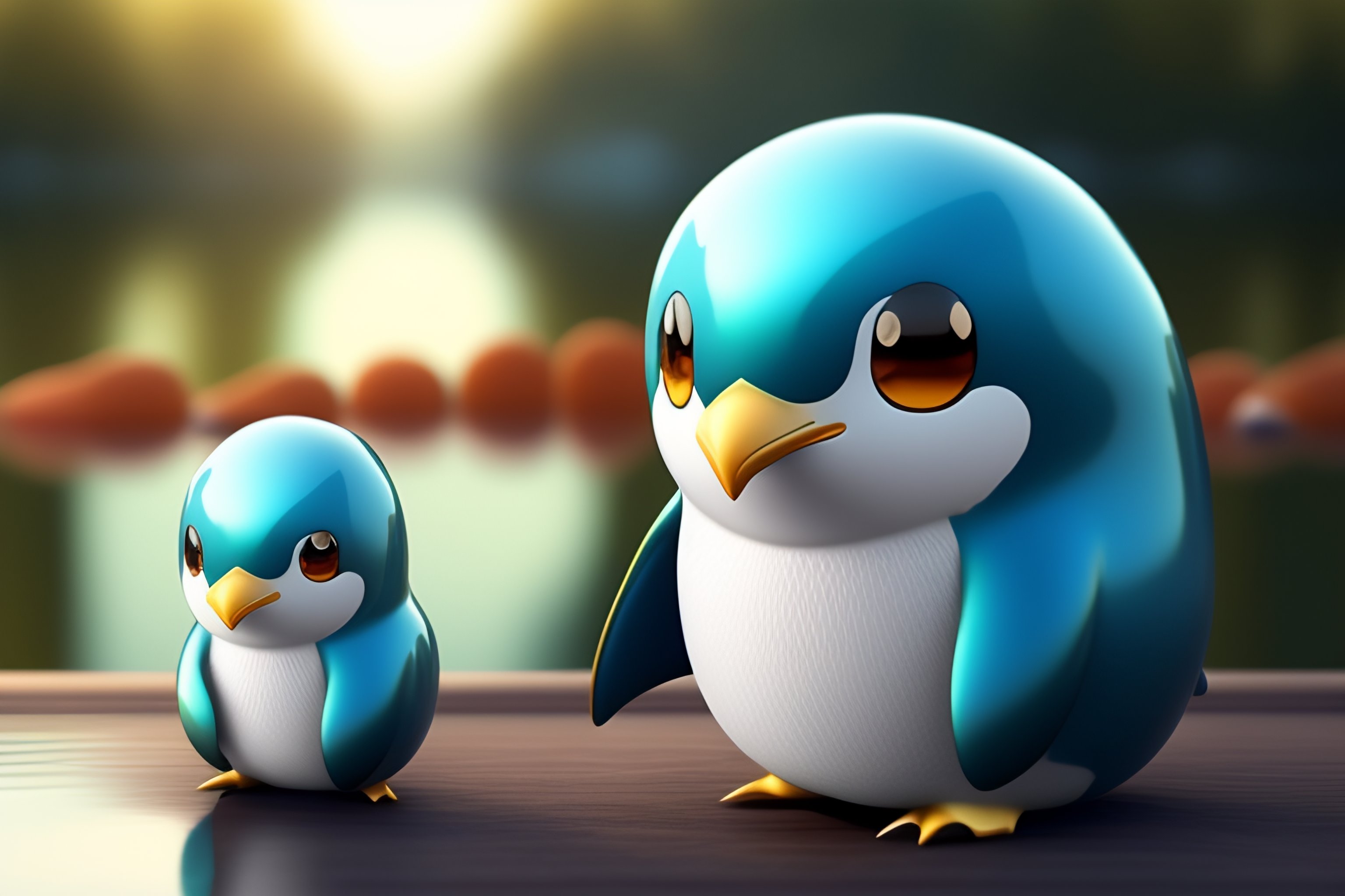 Lexica - An water-type pokemon that resembles a penguin