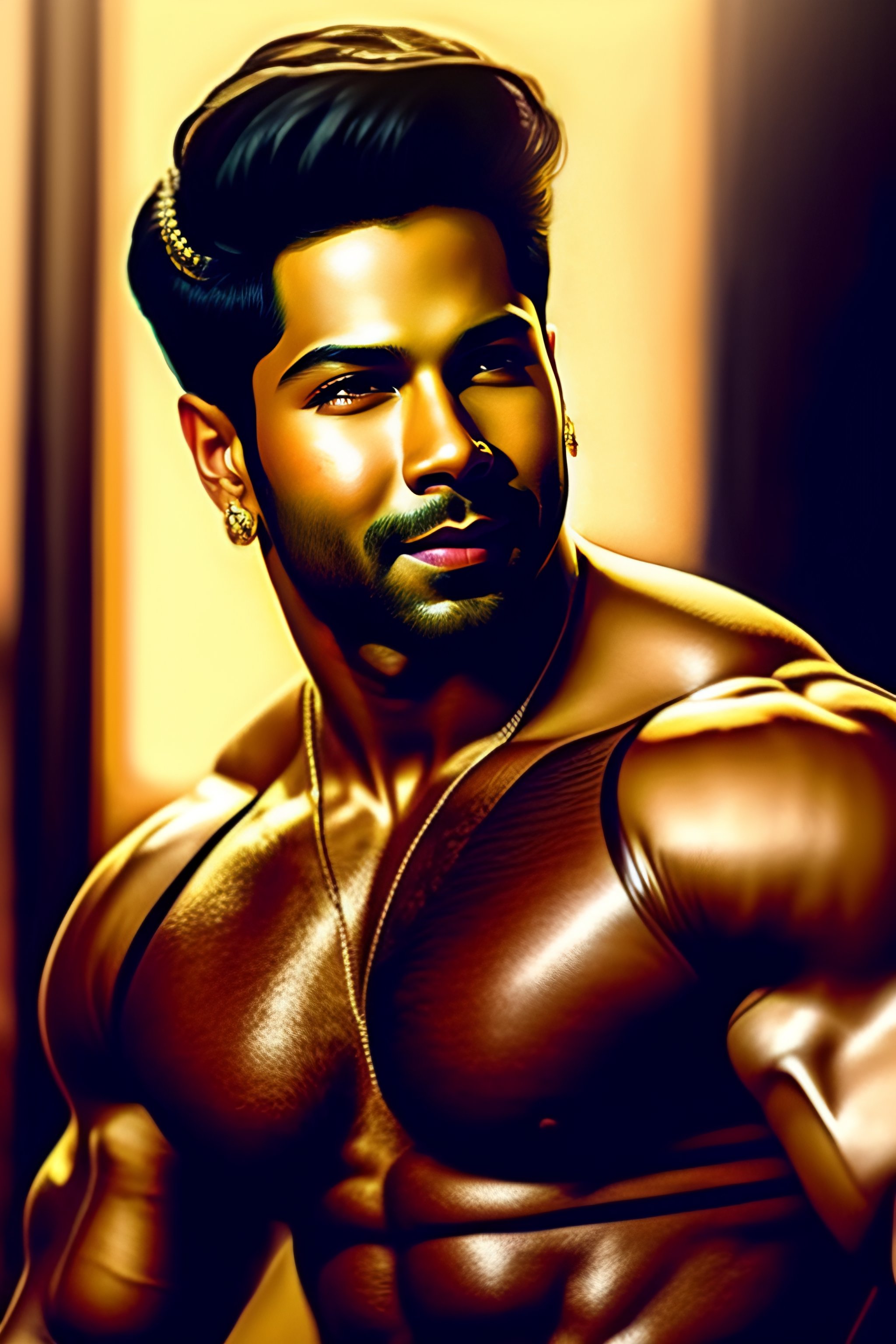 Lexica - Realistic Varun dhawan, buff, ethereal, Full body, intricate ...