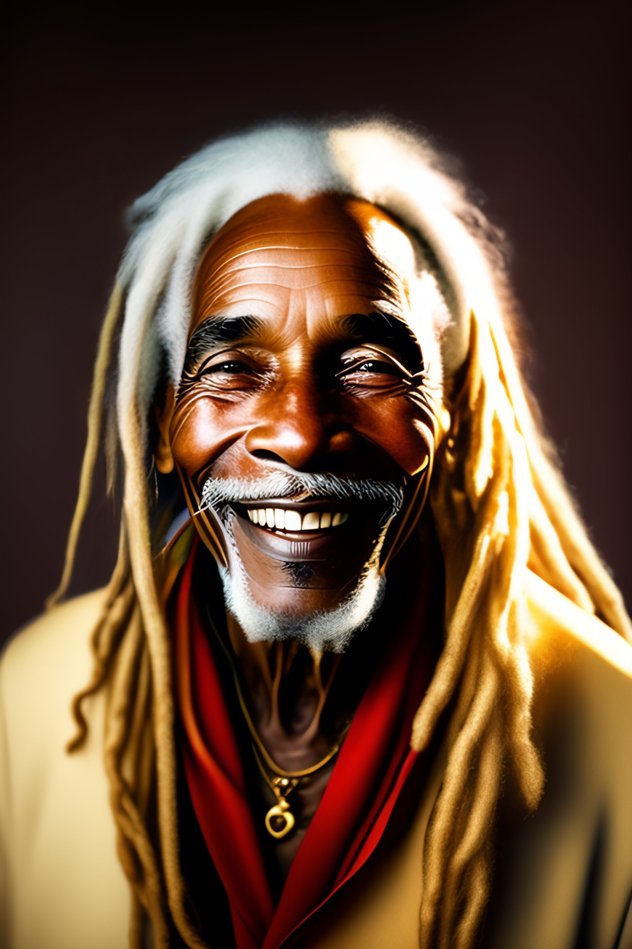 Bob Marley Smiling