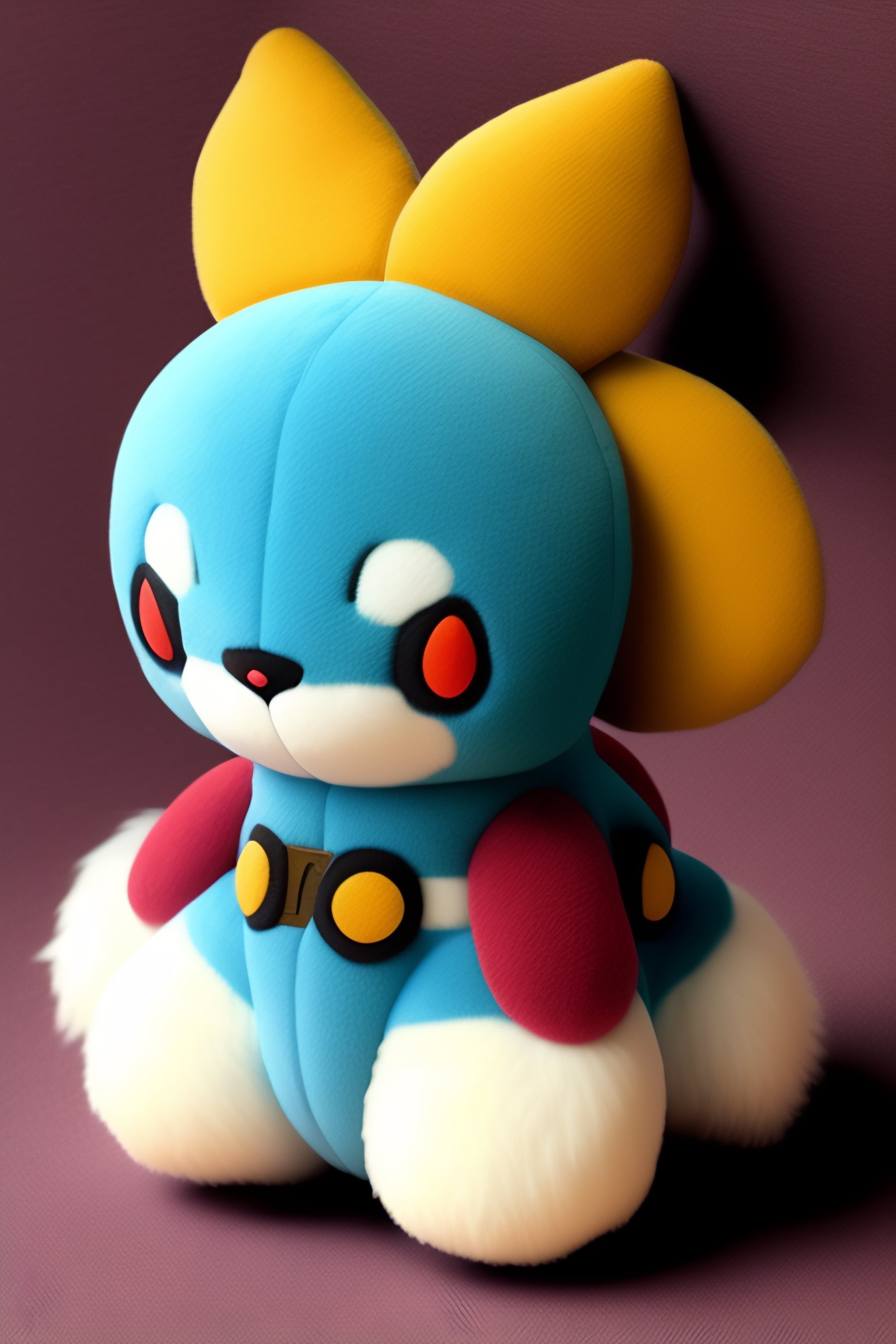 Lexica - A ghost type pokemon resembling a rag doll, ken sugimori, pokemon