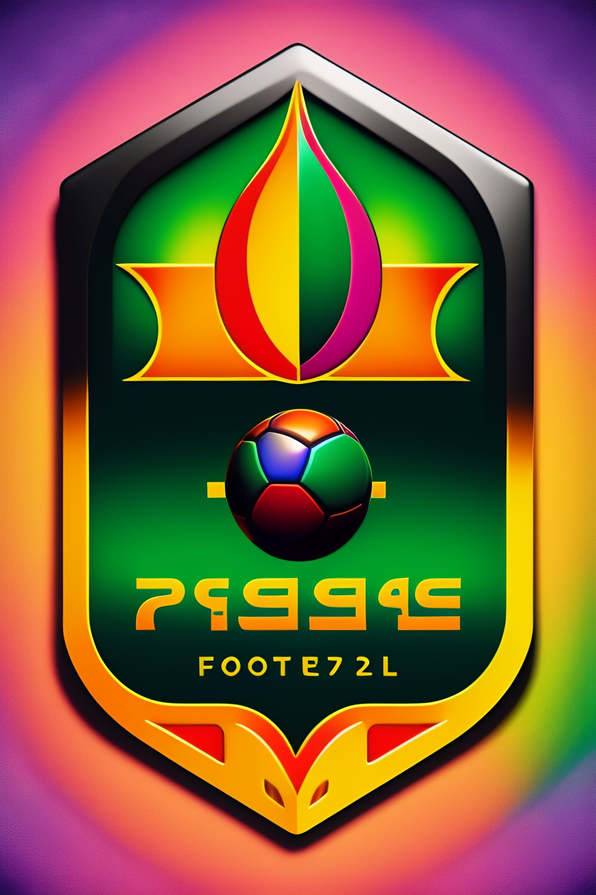 Lexica - Psychedelic style of football badge