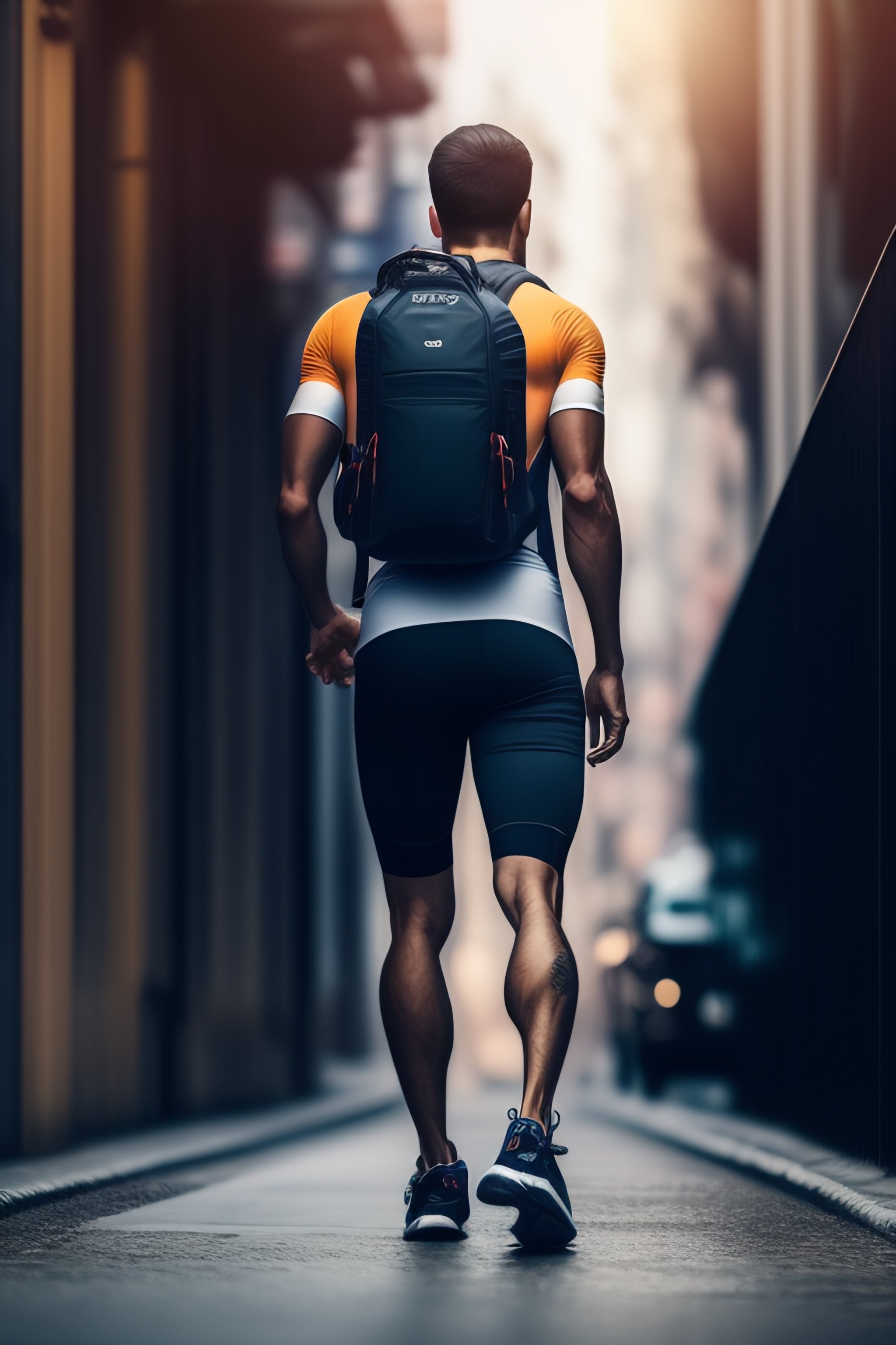 Lexica - Human with spidel legs setting off from his back