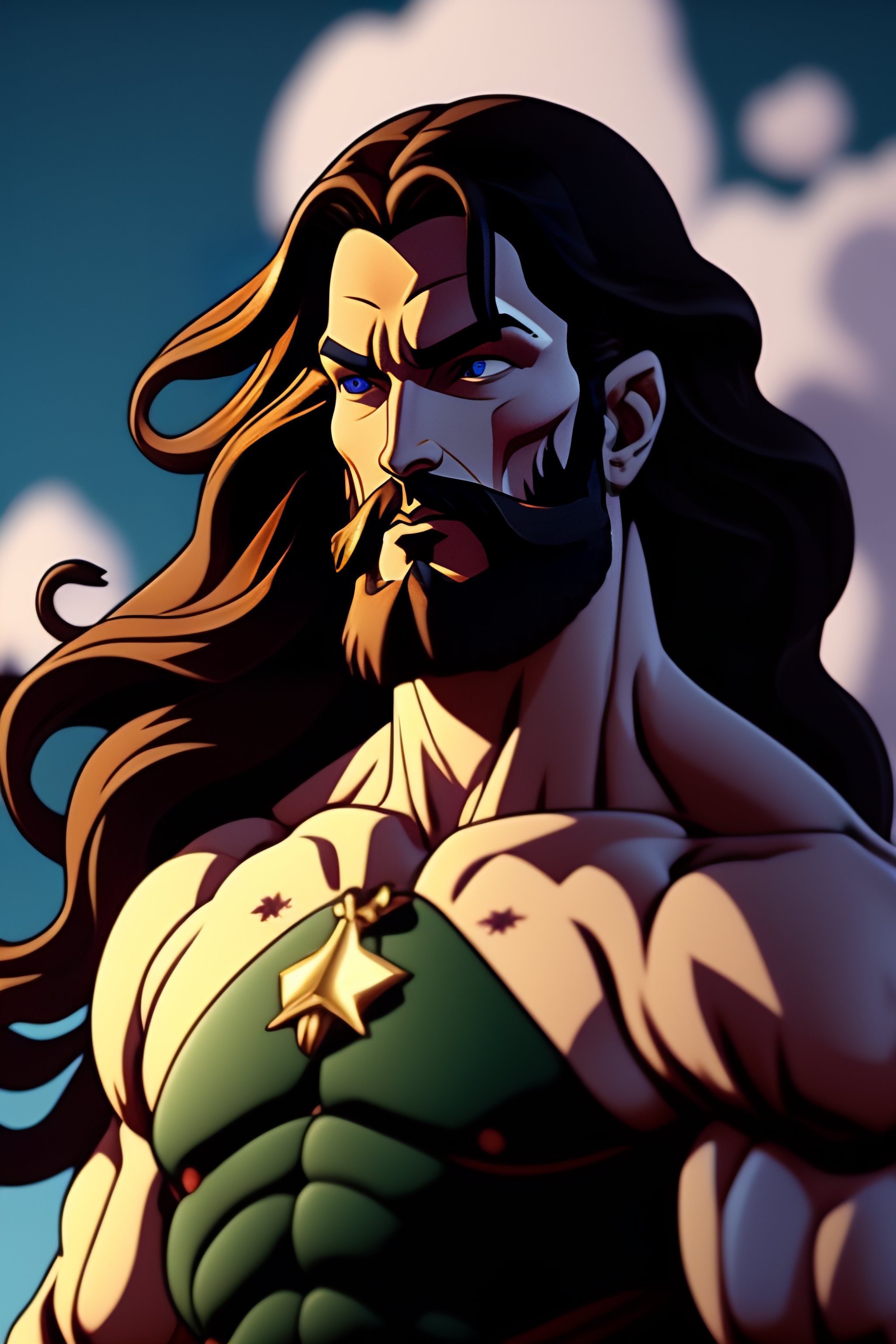 Lexica - Jesus with apostles starring in jojo bizarre adventures