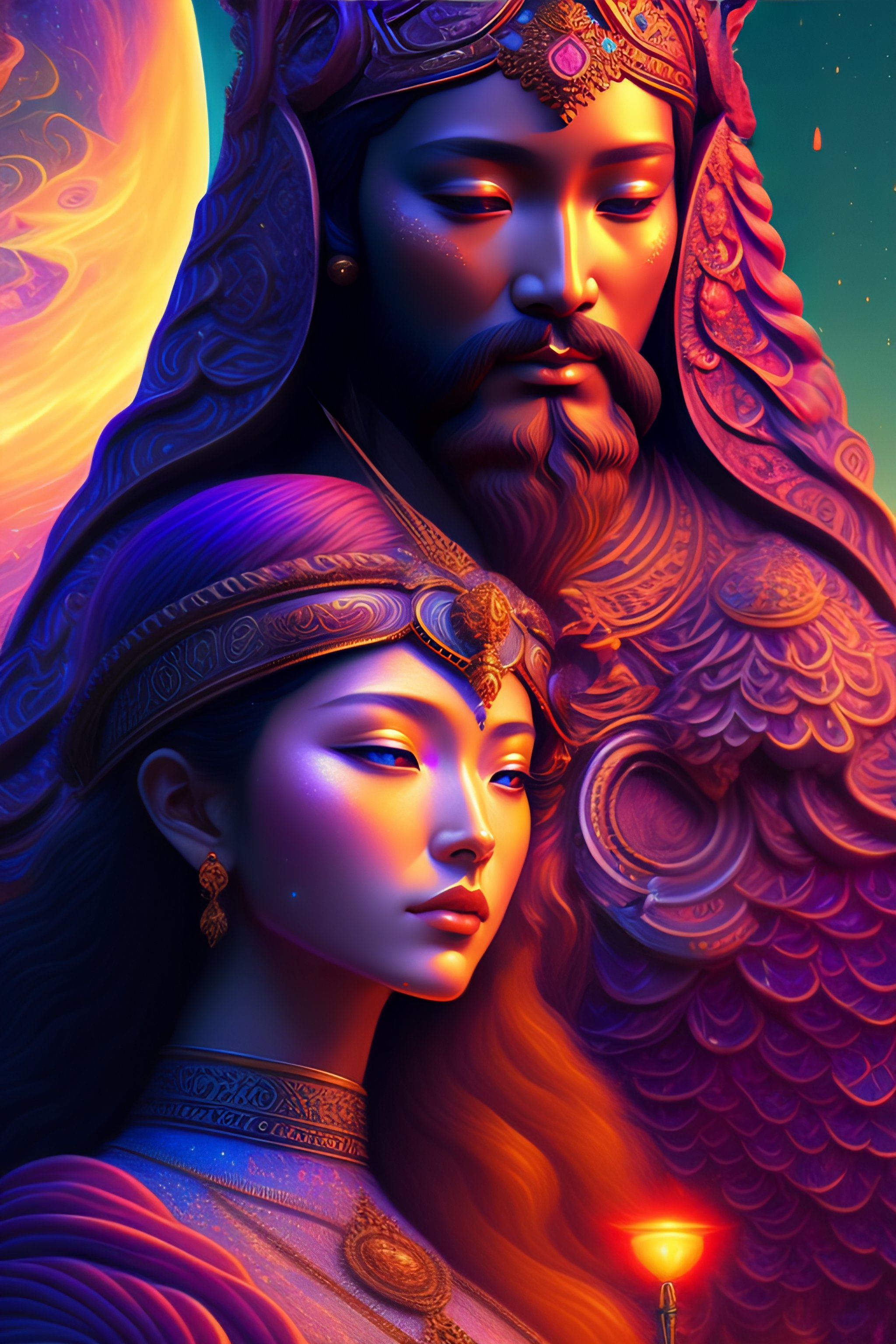 Lexica - God talking with a human by Casey Weldon, Olga Kvasha, Miho ...