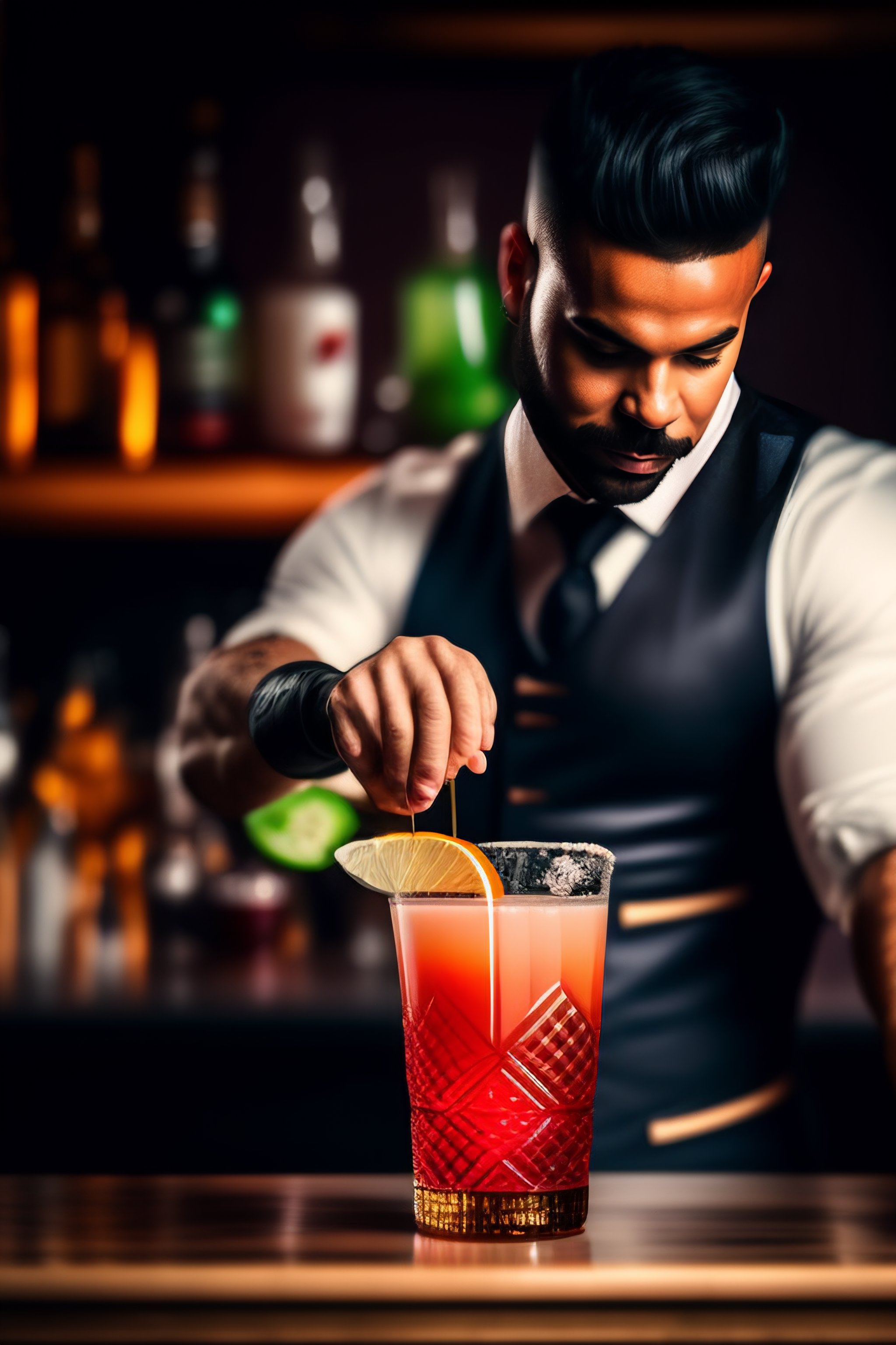 Lexica - Punk mixologists creating Cocktails mixology in arena