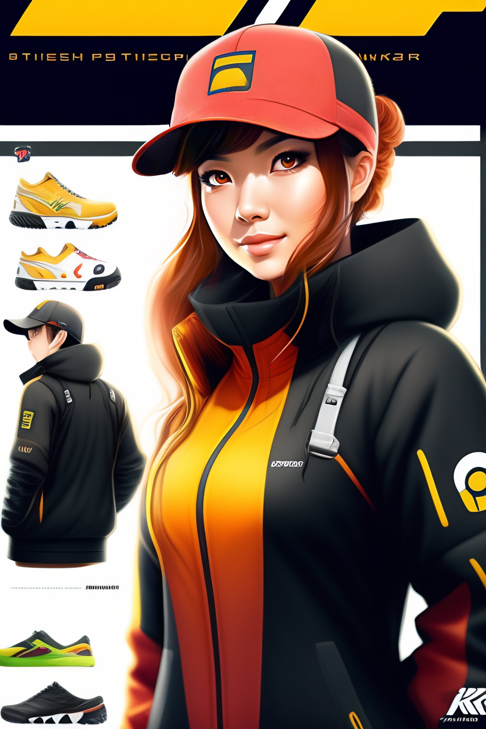 Lexica - Pokemon trainer in techwear clothes by Ken Sugimori