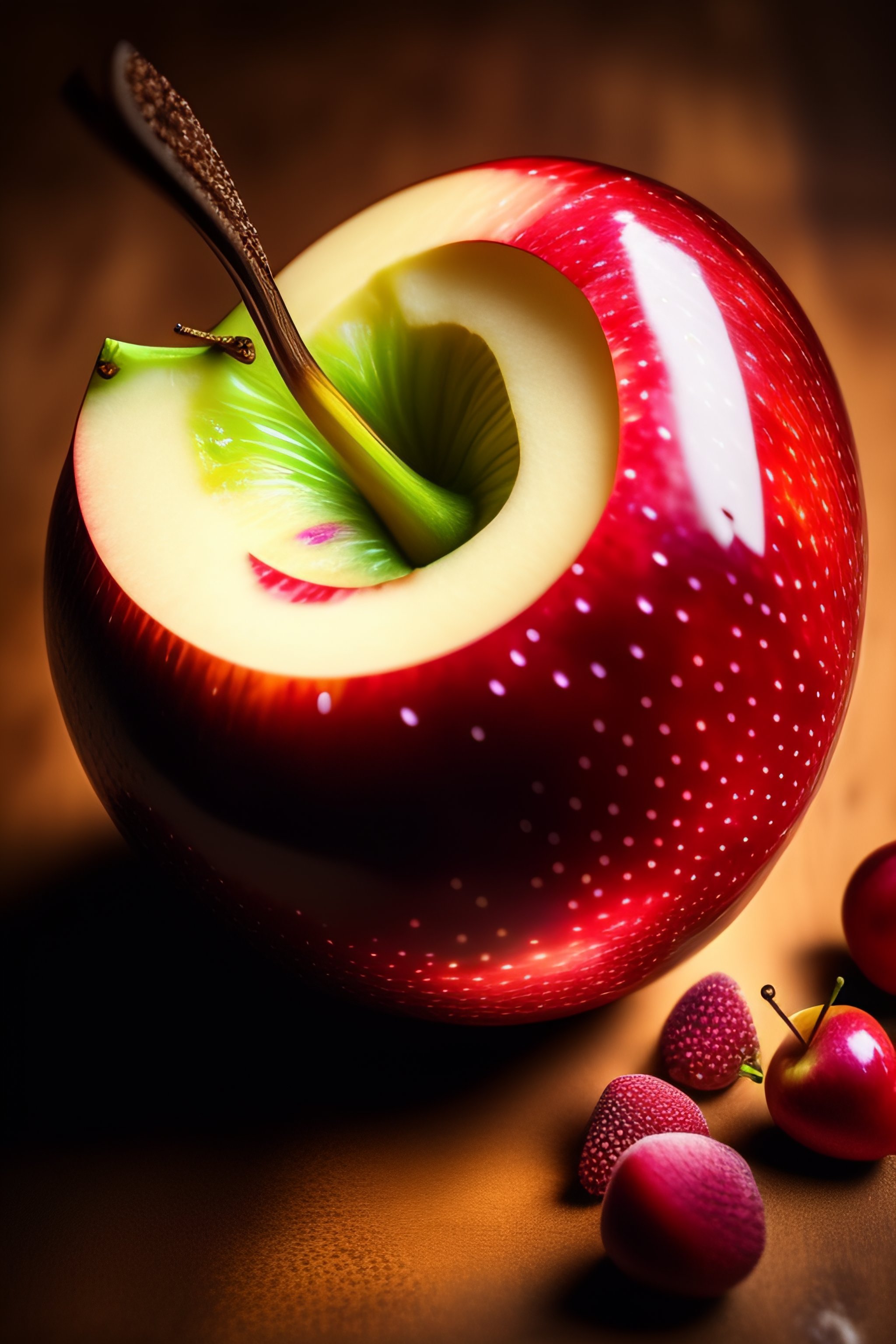Lexica - Amazing photo, Delicious and juicy, apple, Food photography ...