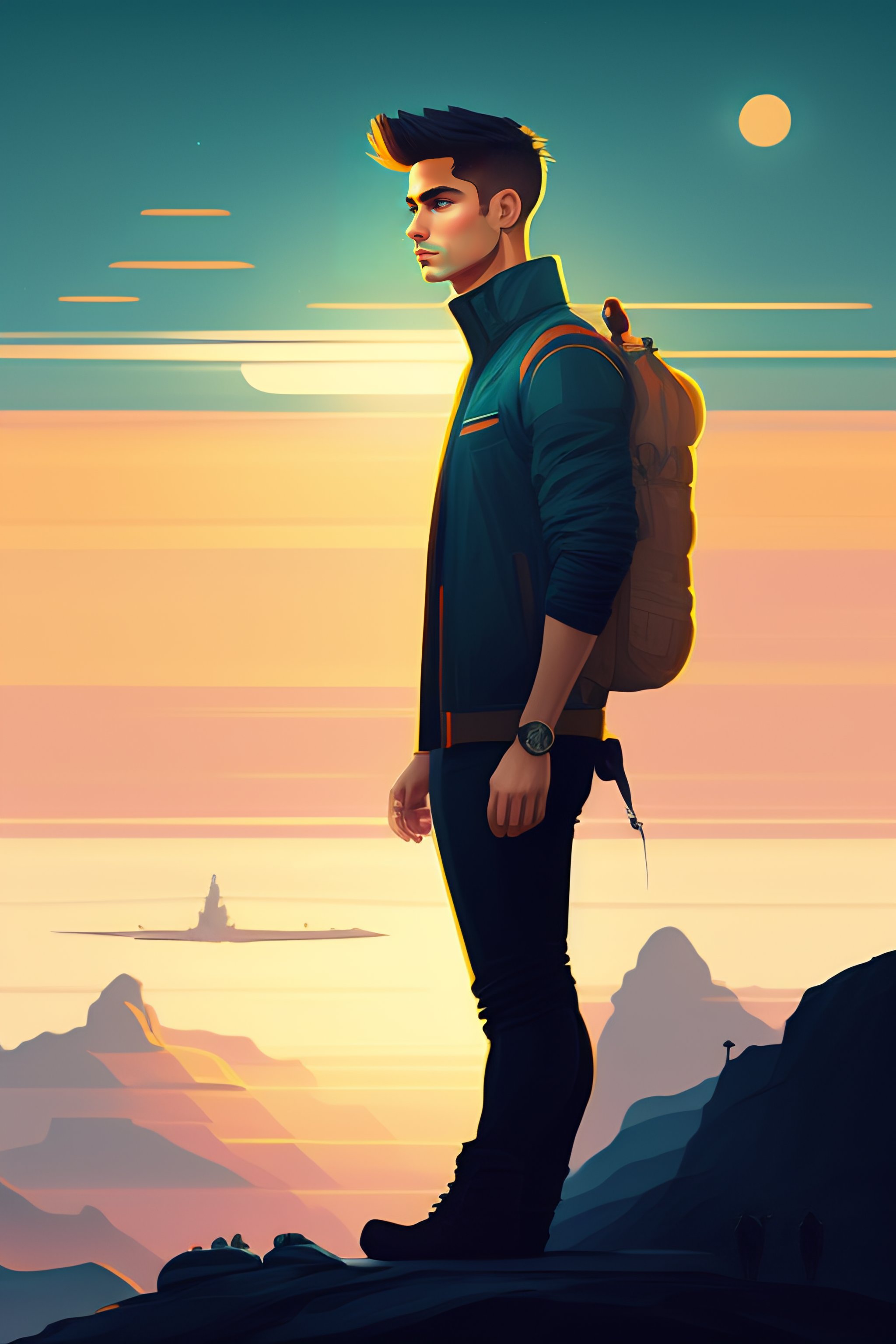 Lexica - Full-length masterpiece fullbody emotional portrait of ...