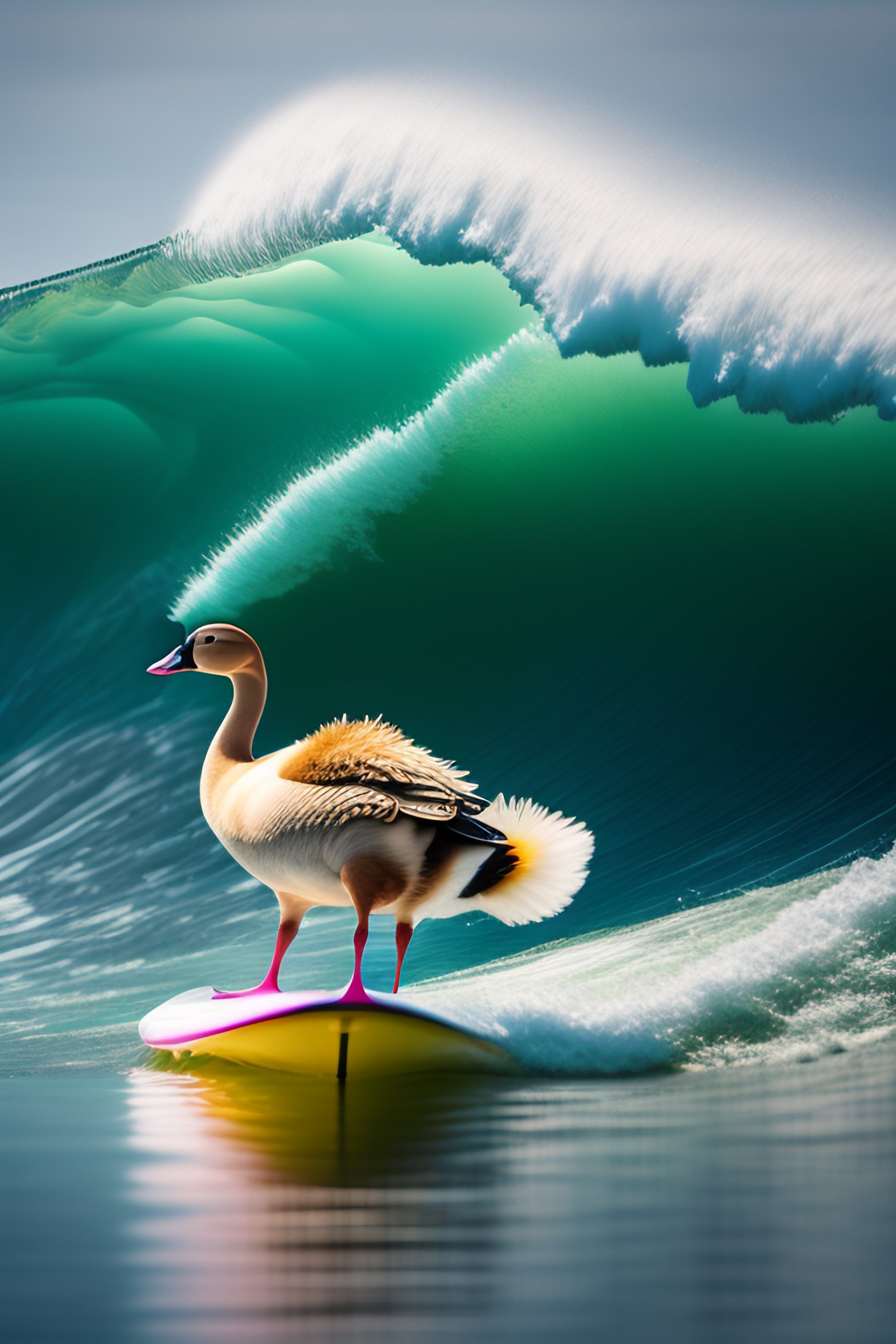 Lexica - A cool goose surfing the cyberweb