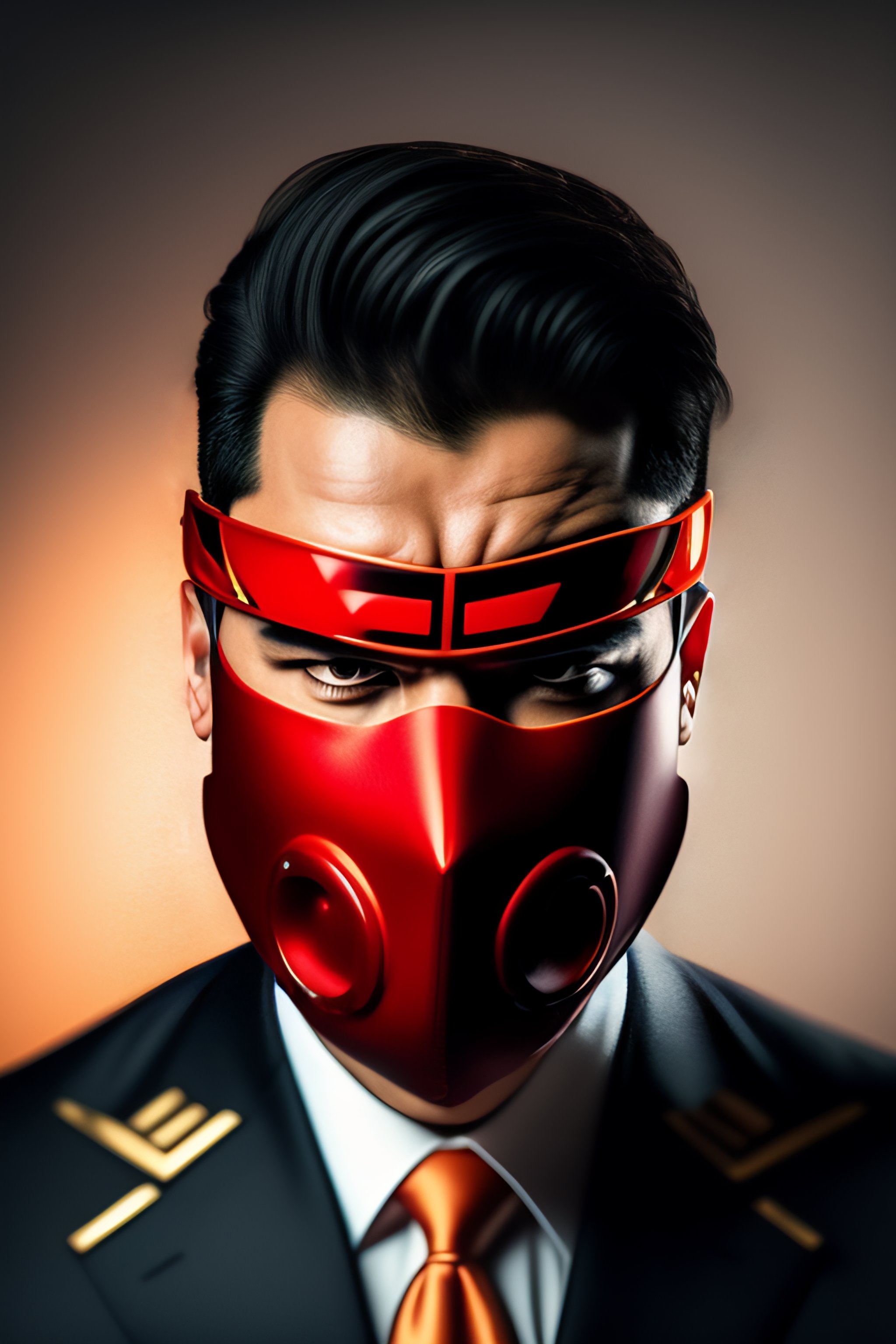 Lexica - Angry man with mask