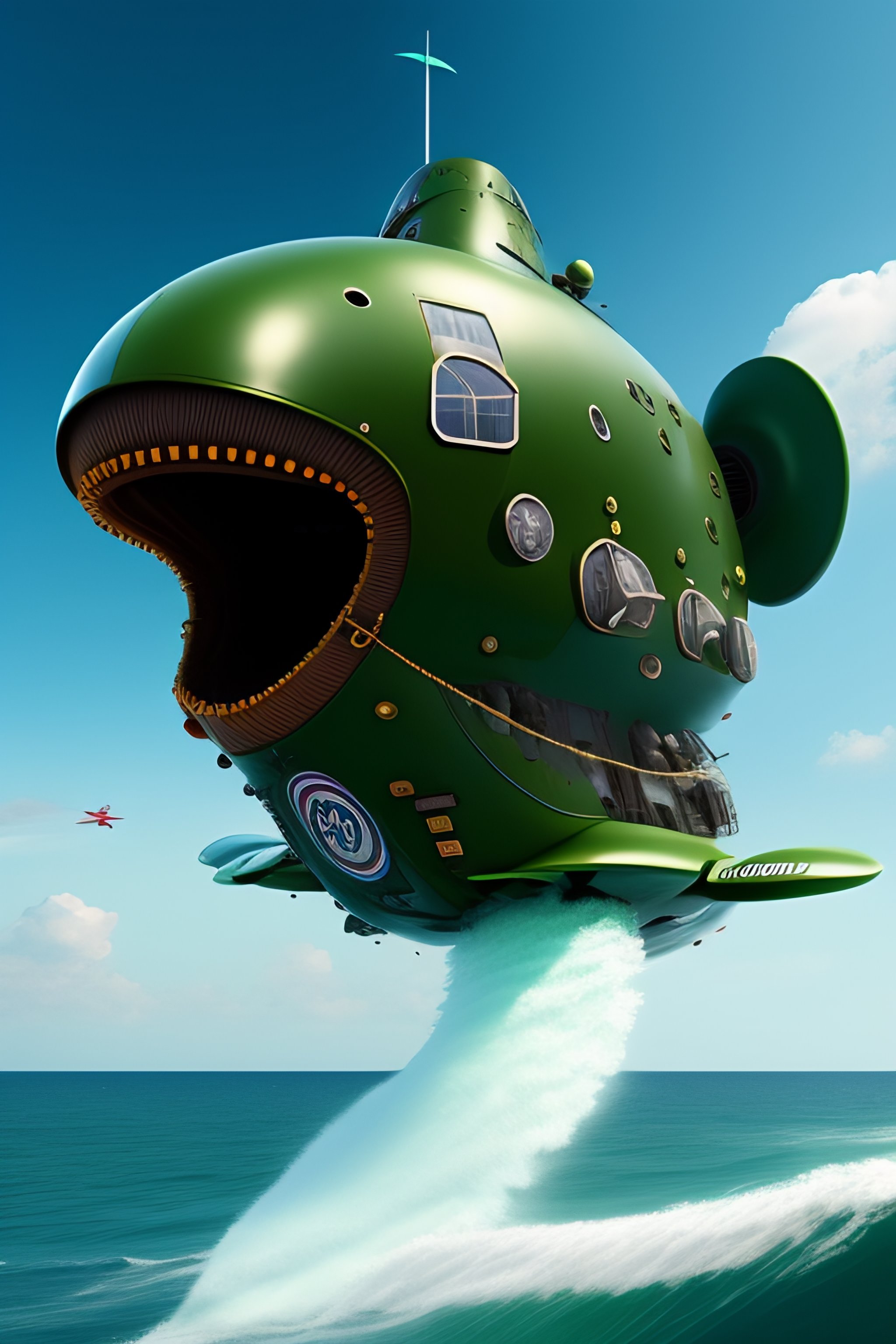 Lexica - Flying sea monsters are defended by military