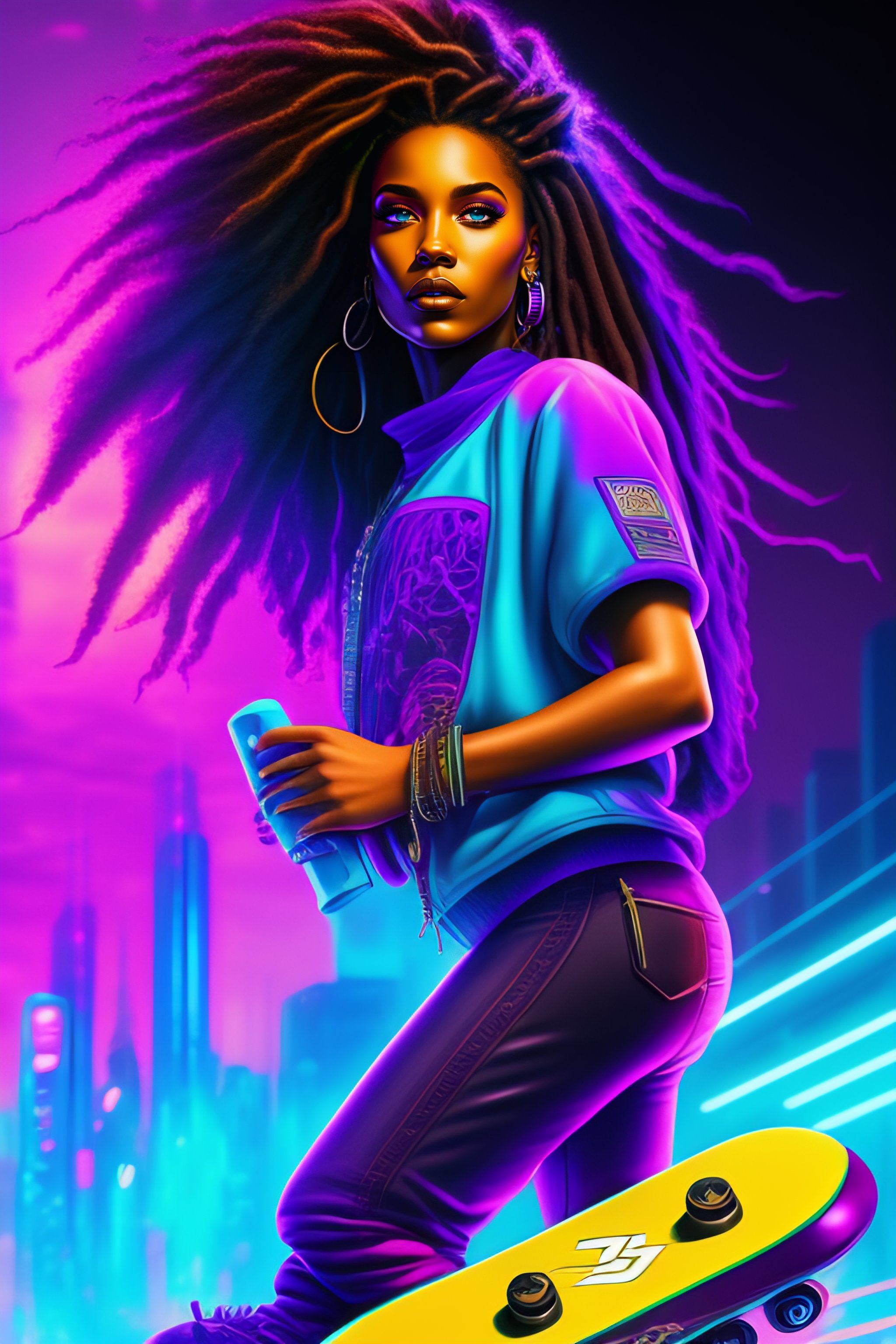 Lexica - Grunge Vintage full Shot 1960's cartoon Poster with ...