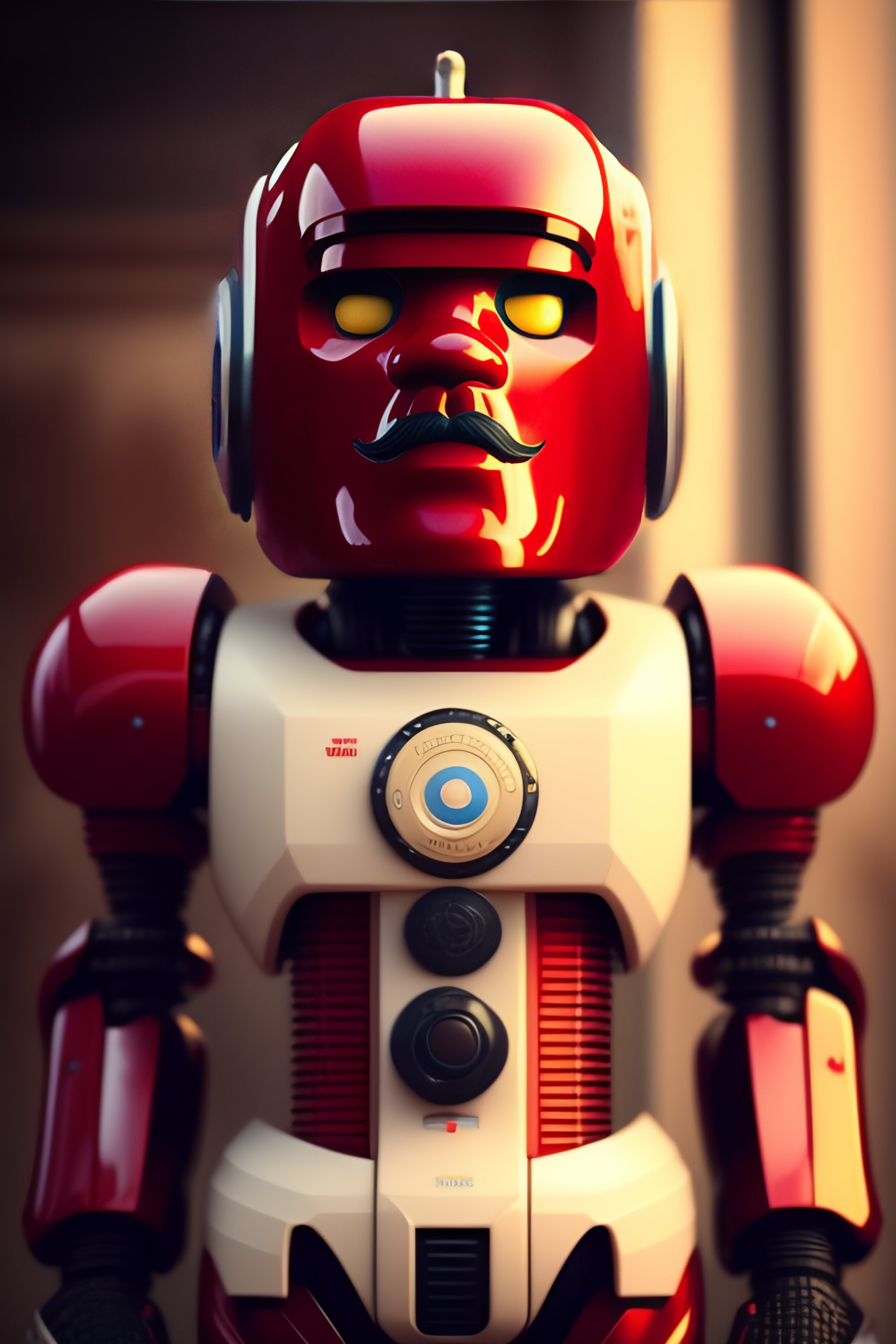 Lexica - Red robot looking exactly like Obama but with a Turkish ...