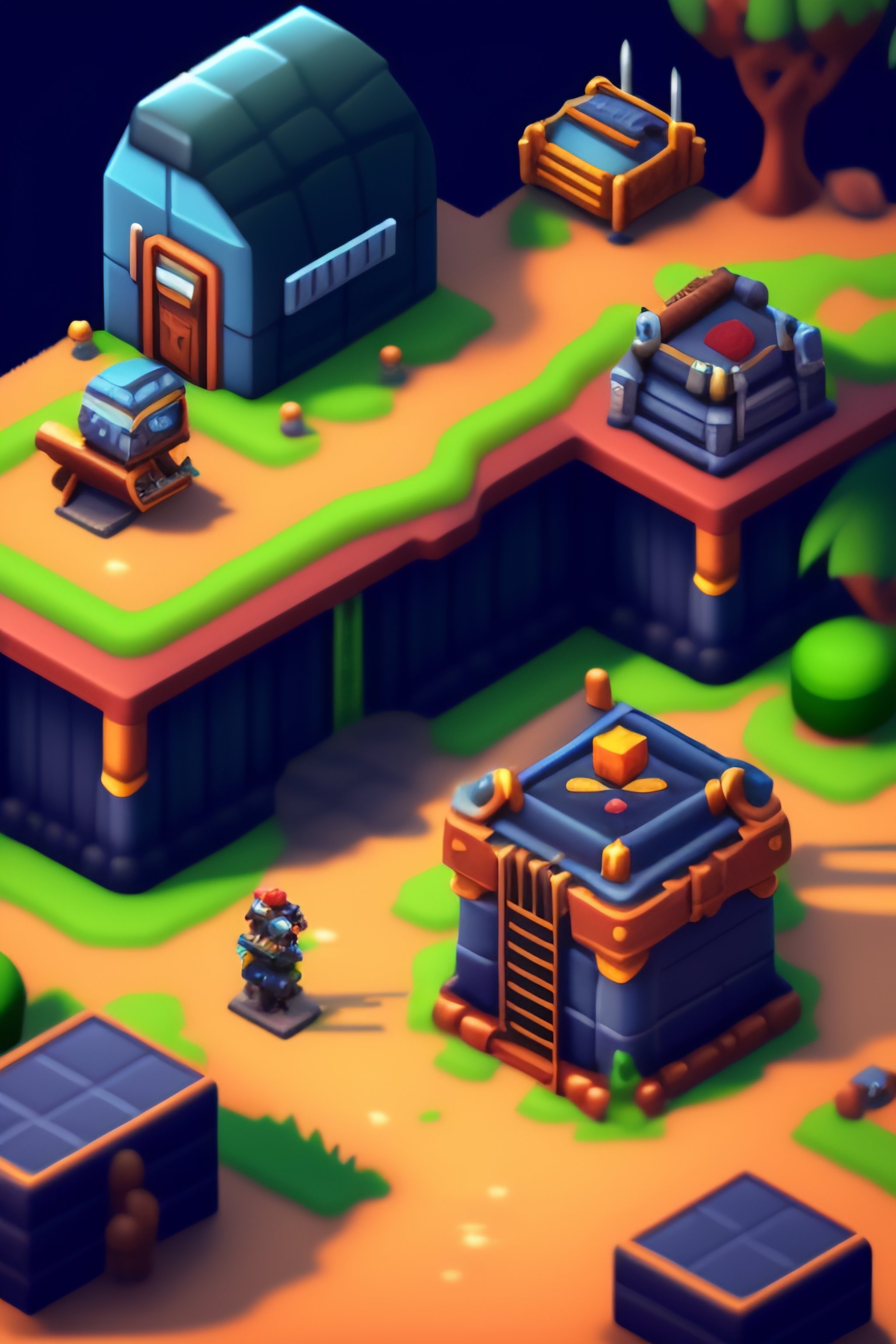 Lexica - Isometric war factory, C&C, strategic game