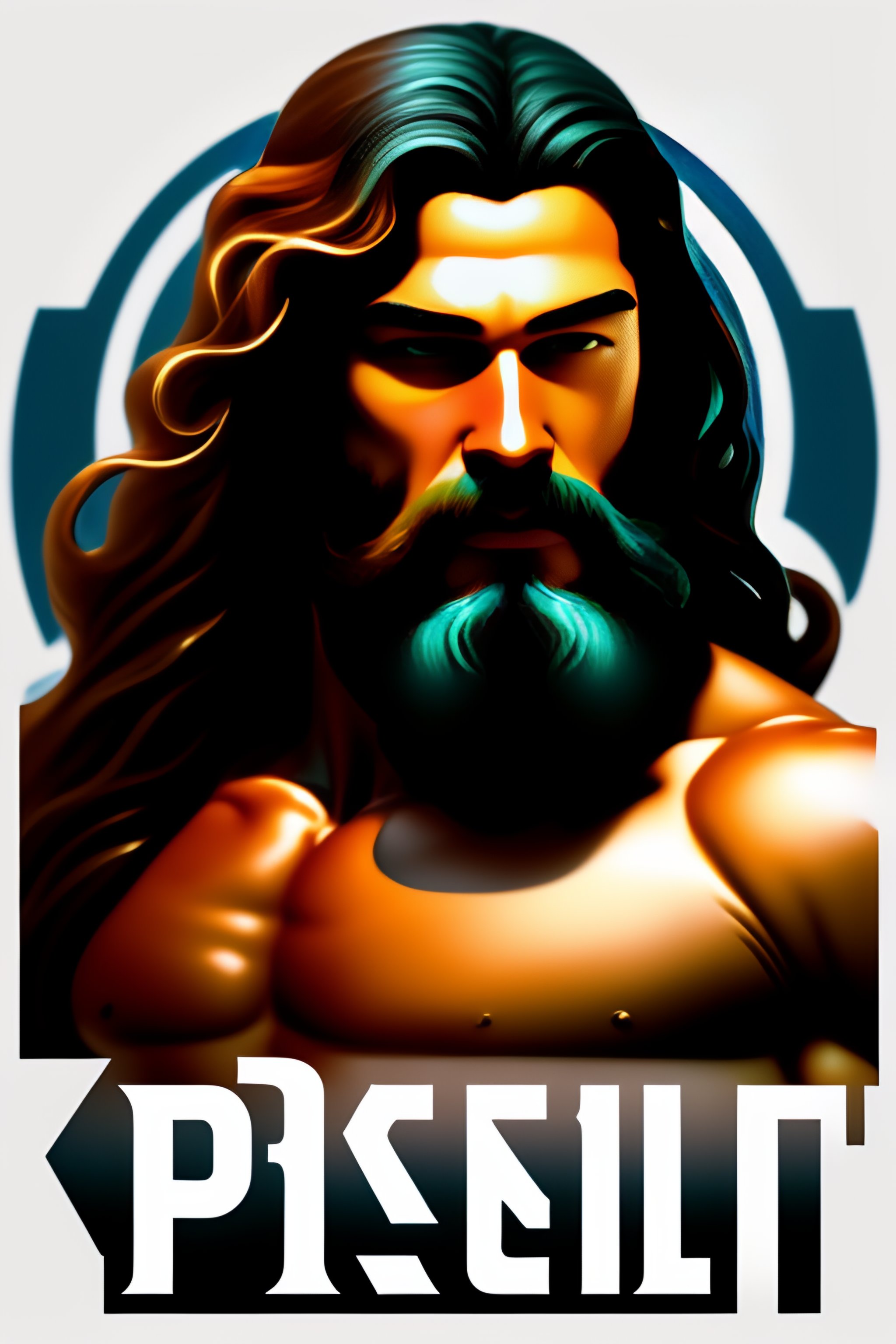 Lexica - Create a logo of poseidon with the name Proseidon