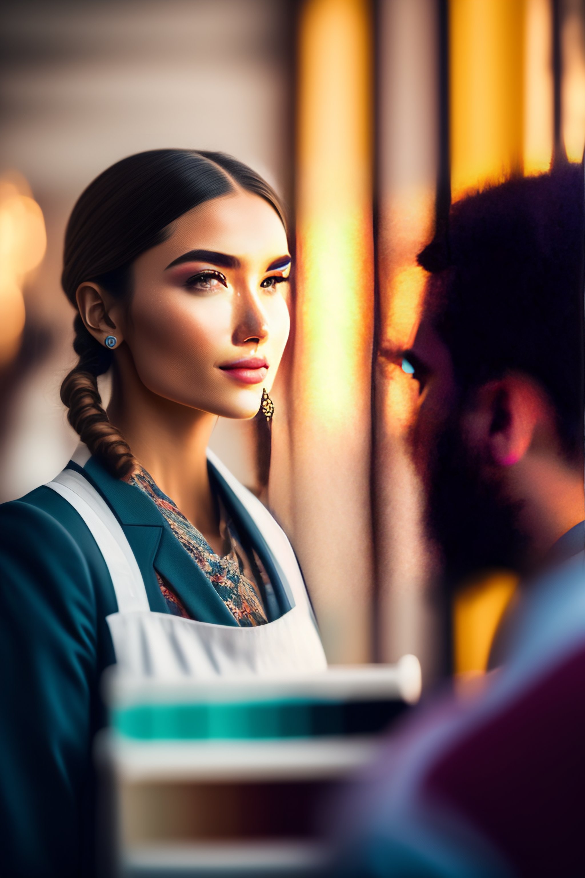 Lexica - Portrait of a painter girl in a patriarchal society ...