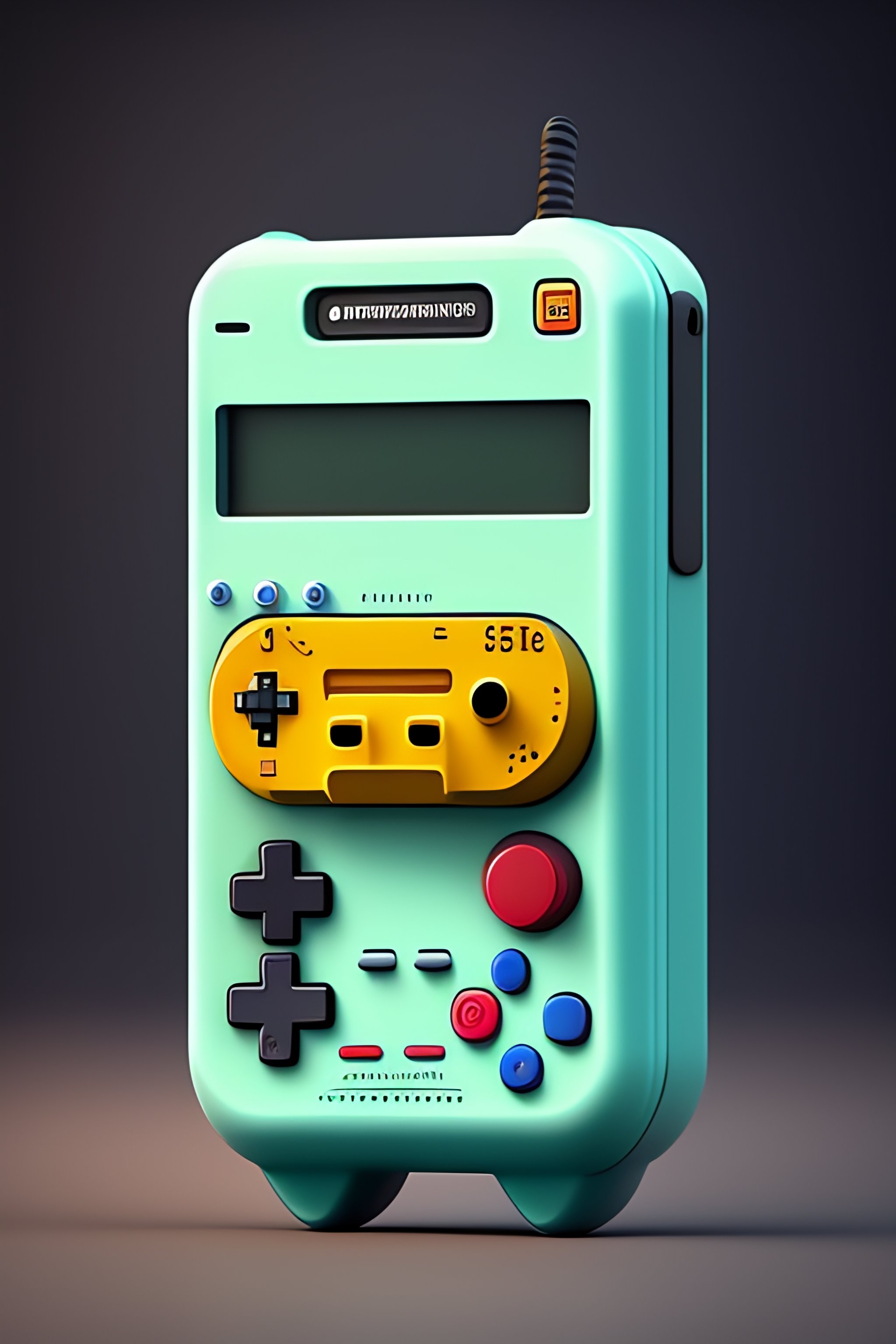 Lexica - A cute anthropomorphic gameboy smiling, BMO adventure time ...