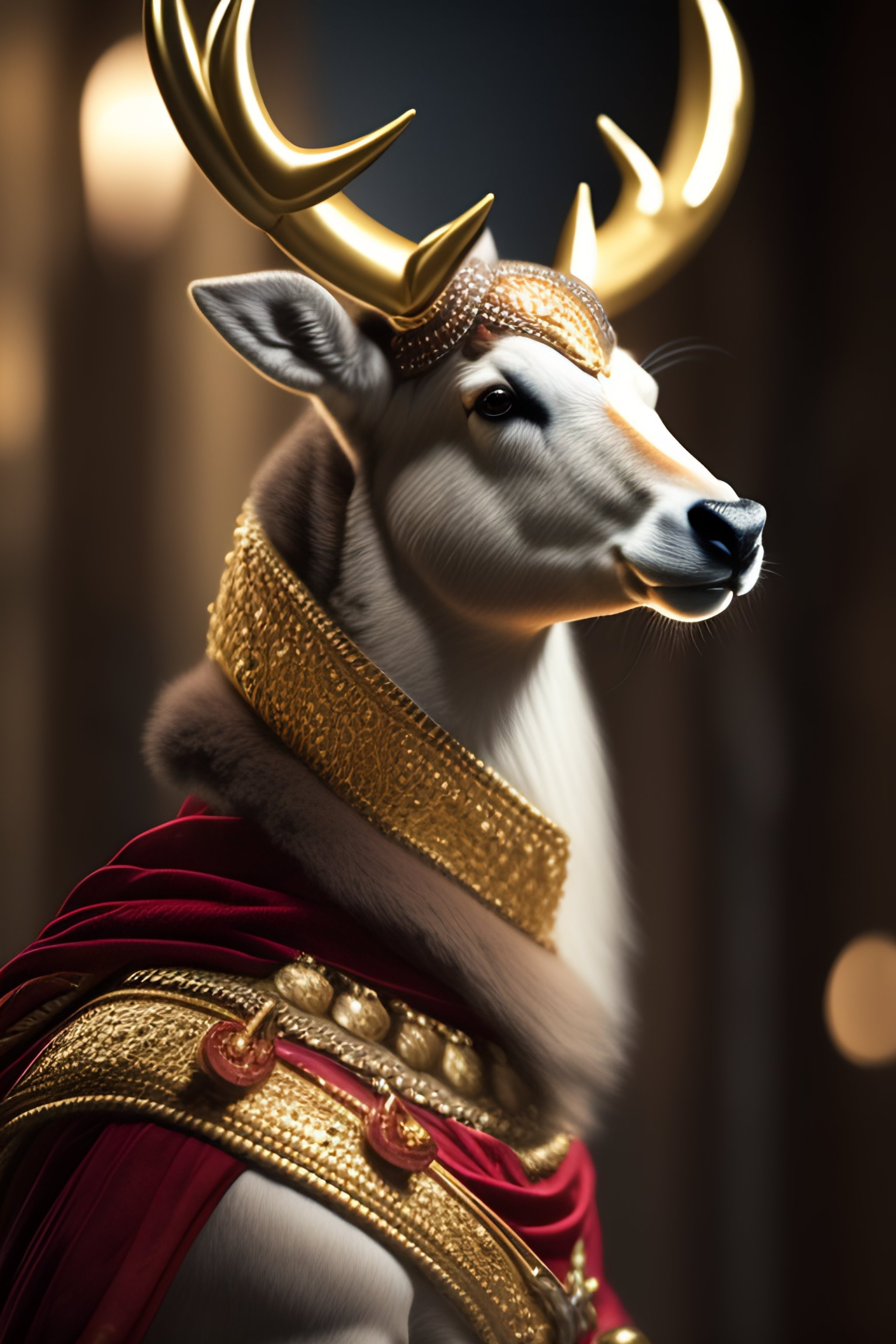 Lexica - Medieval reindeer armed with metallic guns