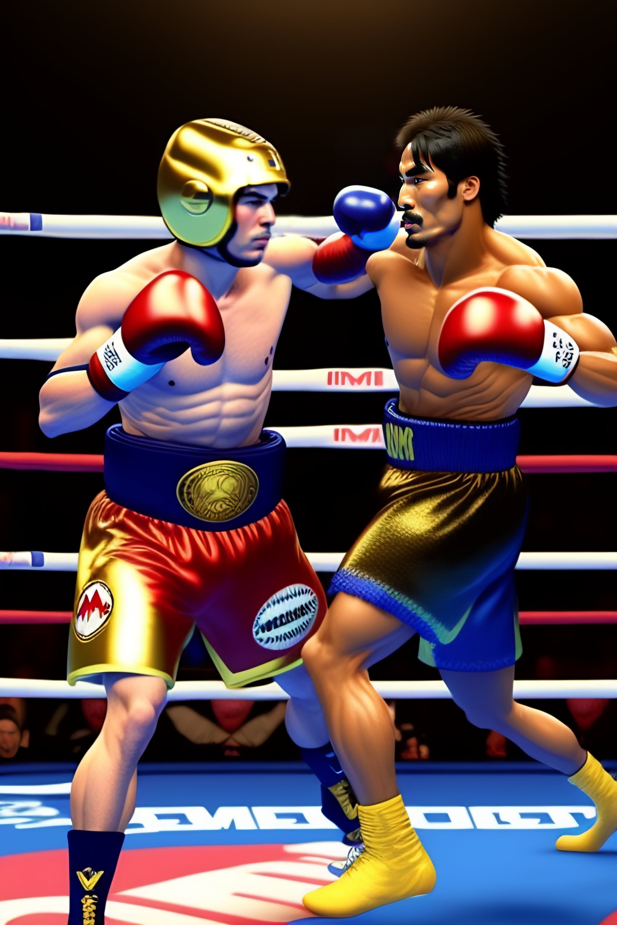 Lexica - Super mario versus pac-man in MMA