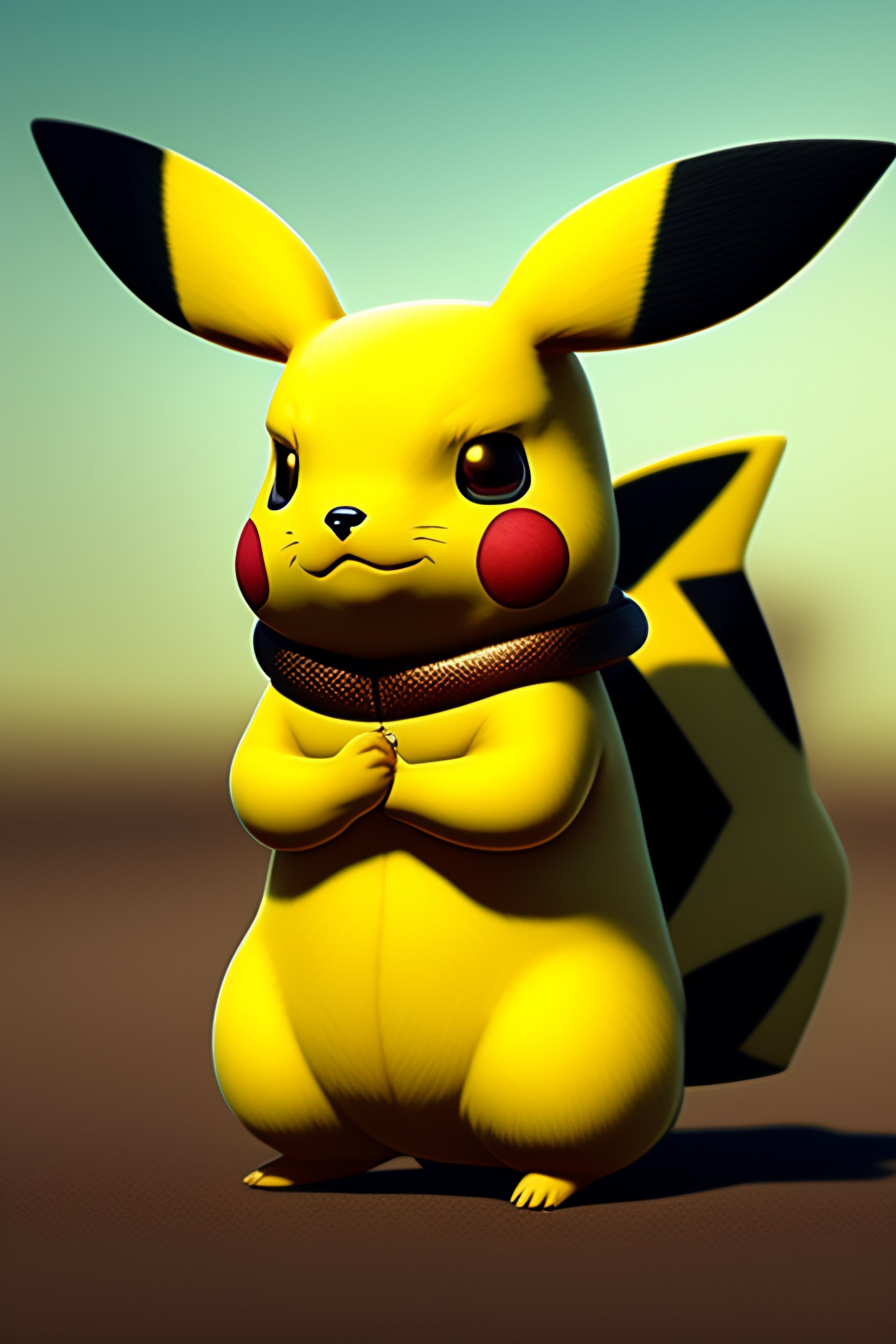 Lexica - A pikachu very high