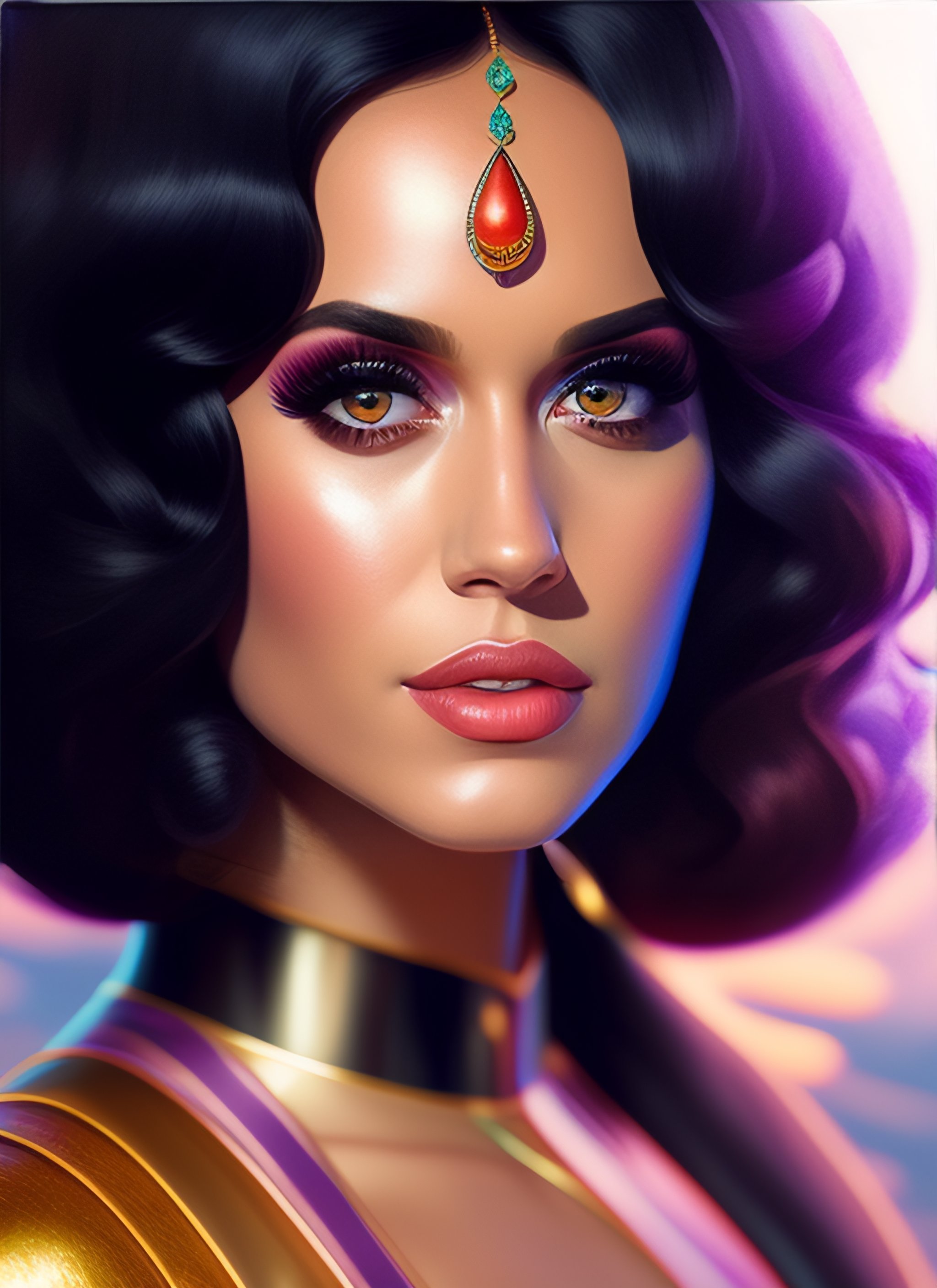 Lexica - Portrait of Katy Perry as Dora the Explorer, highly detailed ...