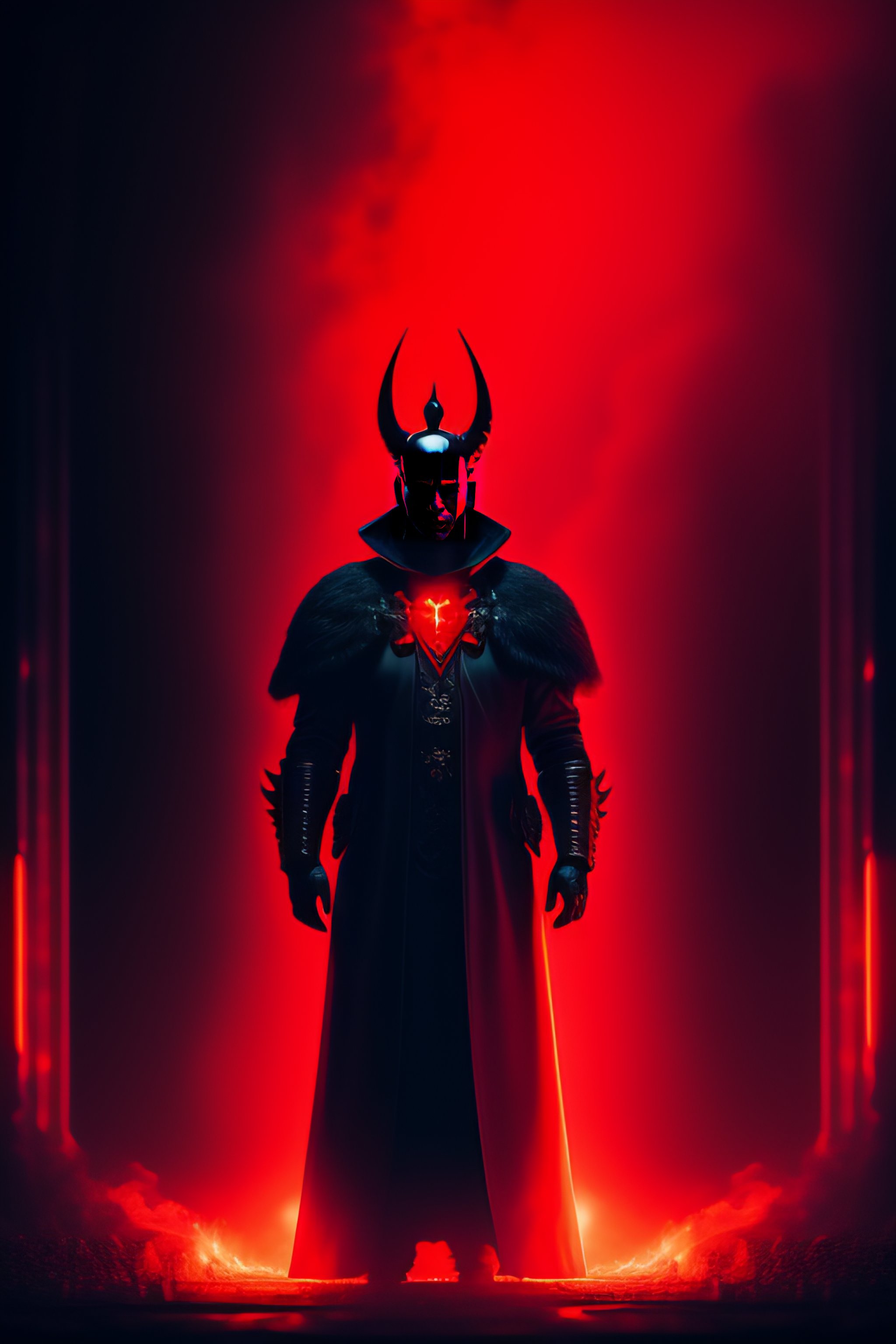 Lexica - Joe Biden as Satan, evil, black and red photography, cyberpunk ...