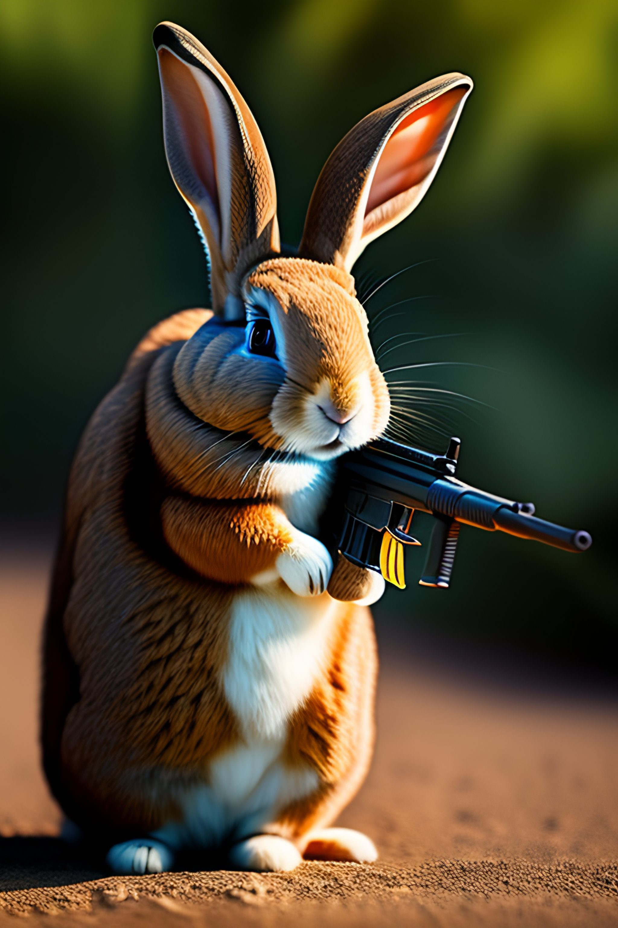 Lexica - Bad rabbit with a machine gun