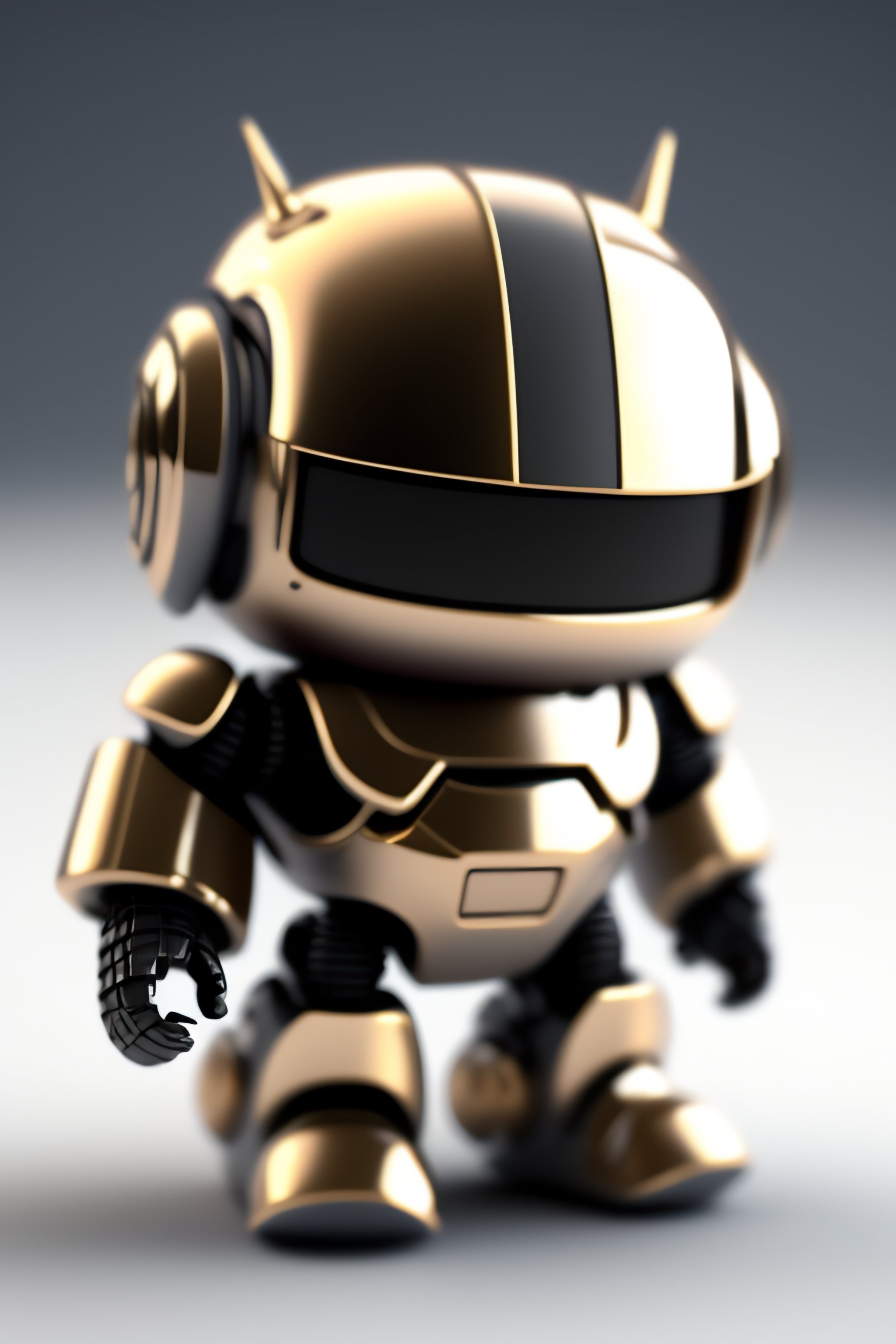 Lexica - Cute 3d render of toy art robocop