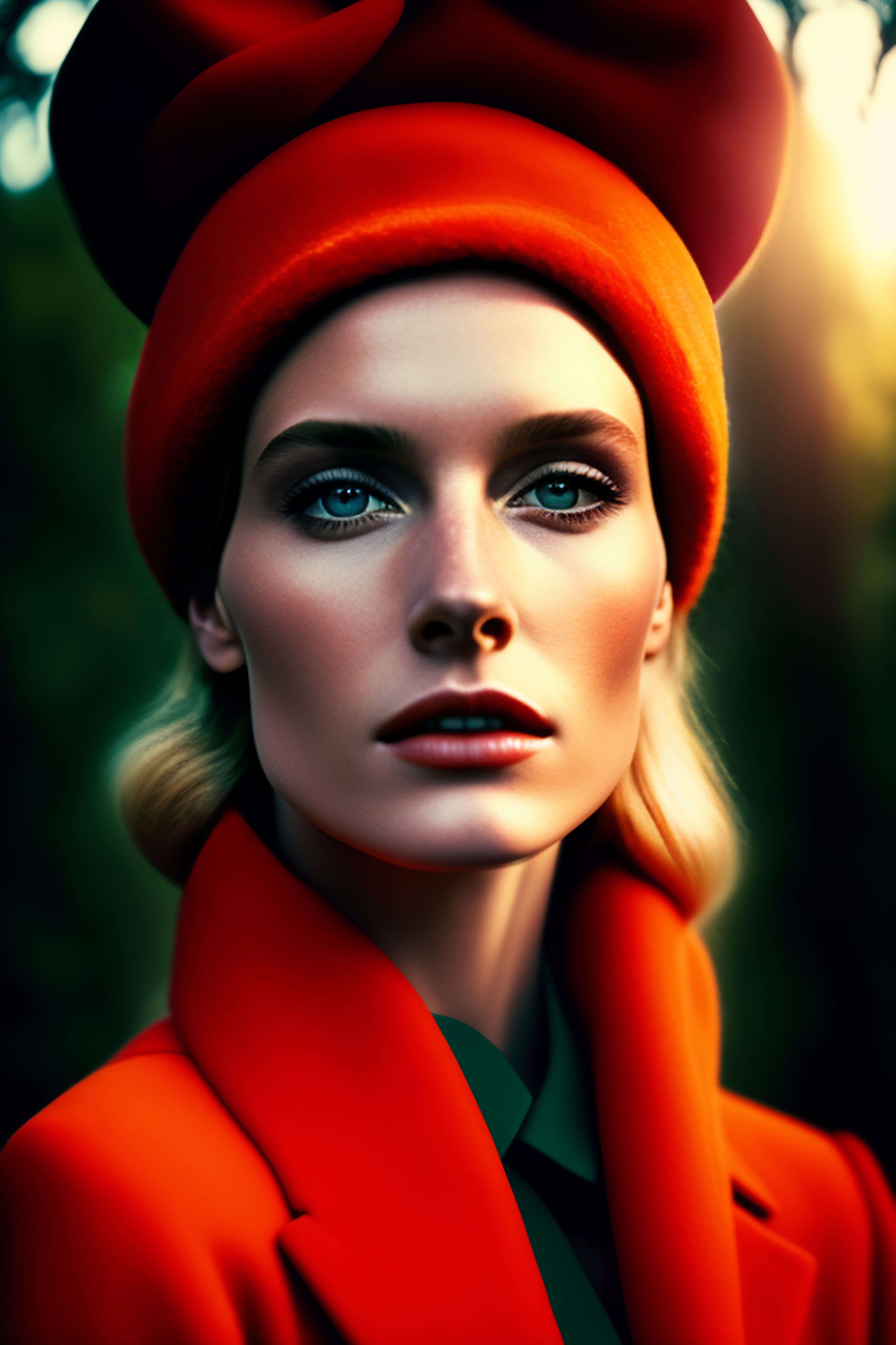 Lexica - Directed by Wes Anderson, forest nymph, fashion photoshoot for ...