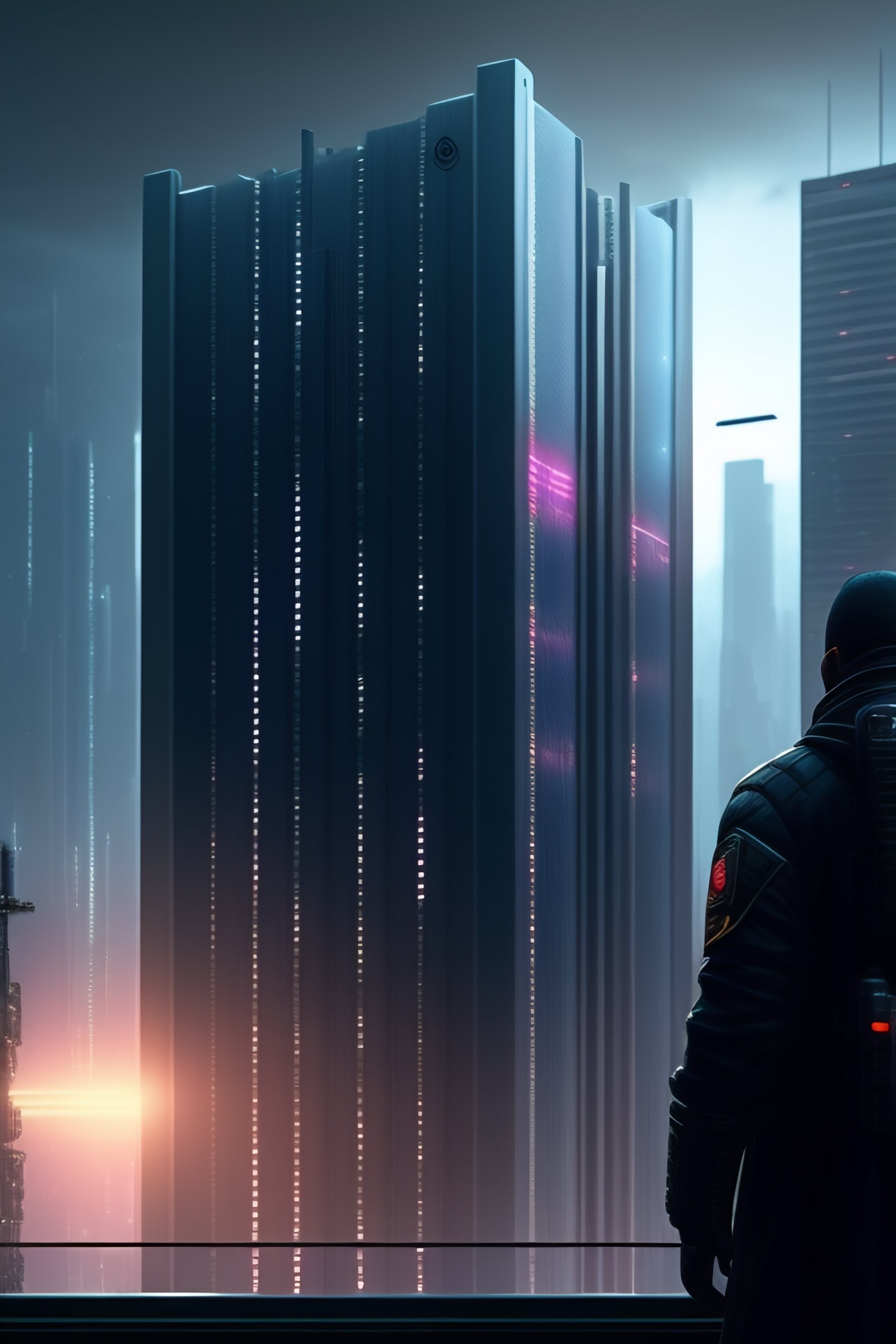 Lexica - Post apocopic cyberpunk city with , highly detailed ...