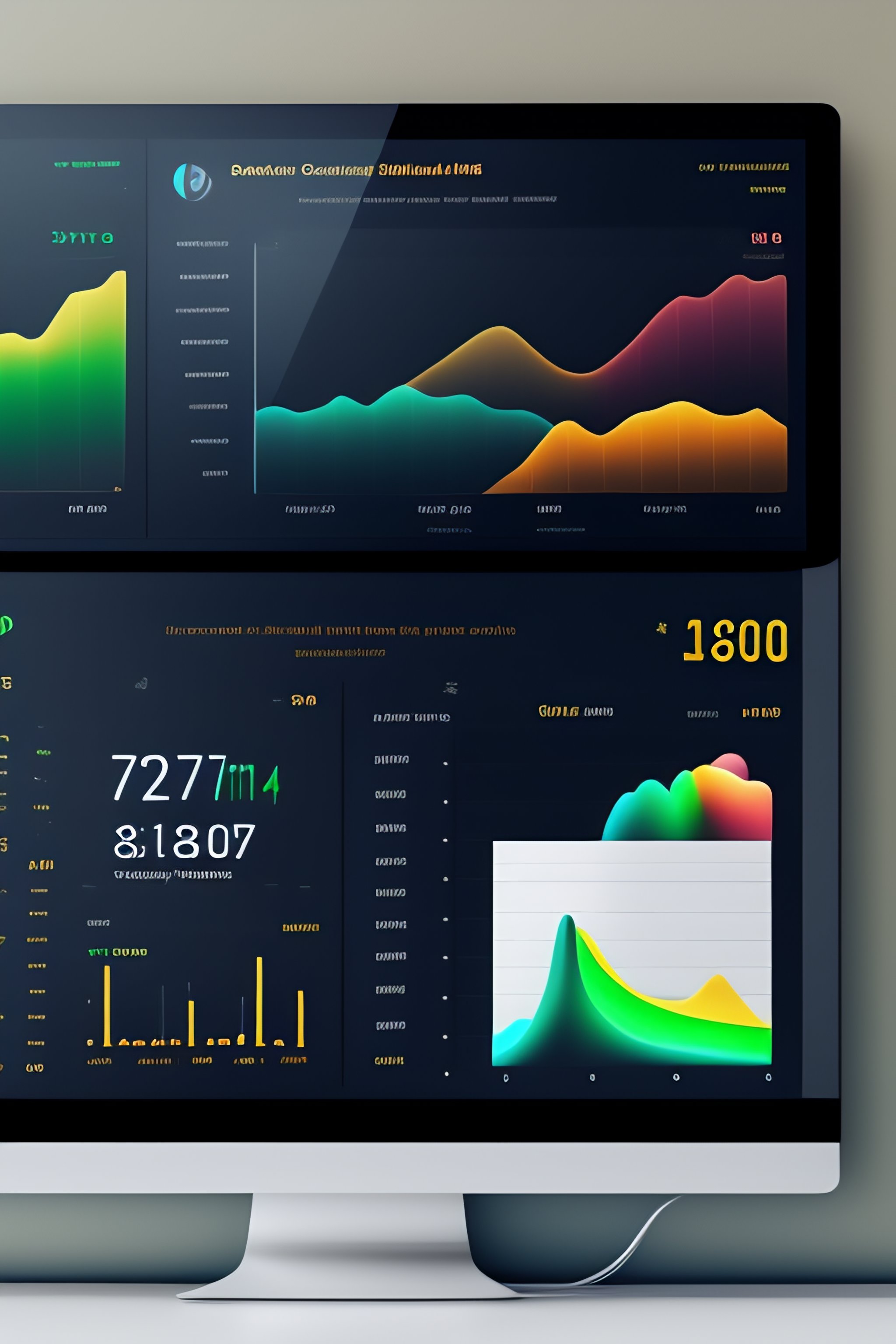 Lexica - Futuristic Power BI dashboard