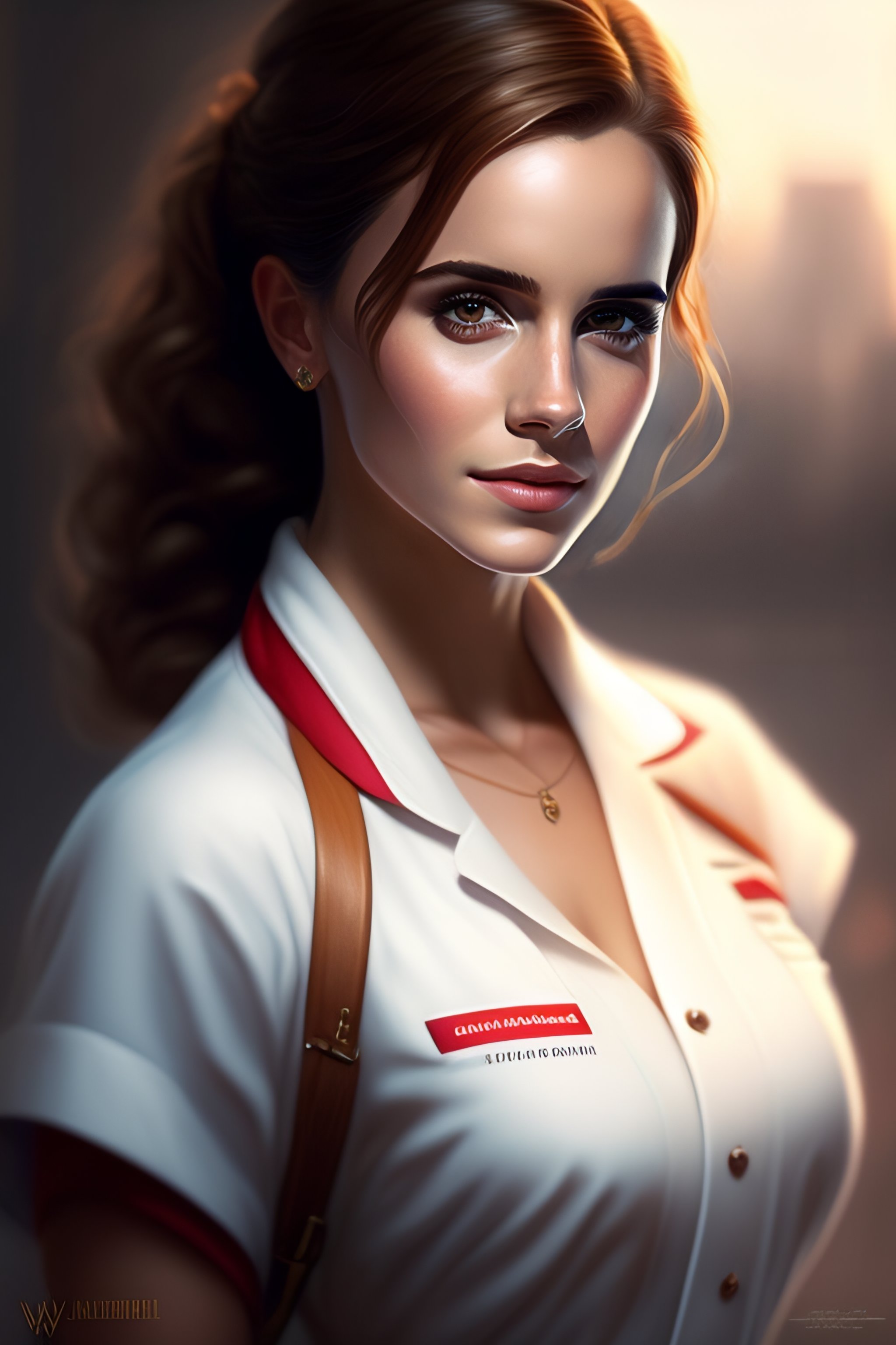 Lexica - Masterpiece, highest quality, emma watson boondage as a nurse ...