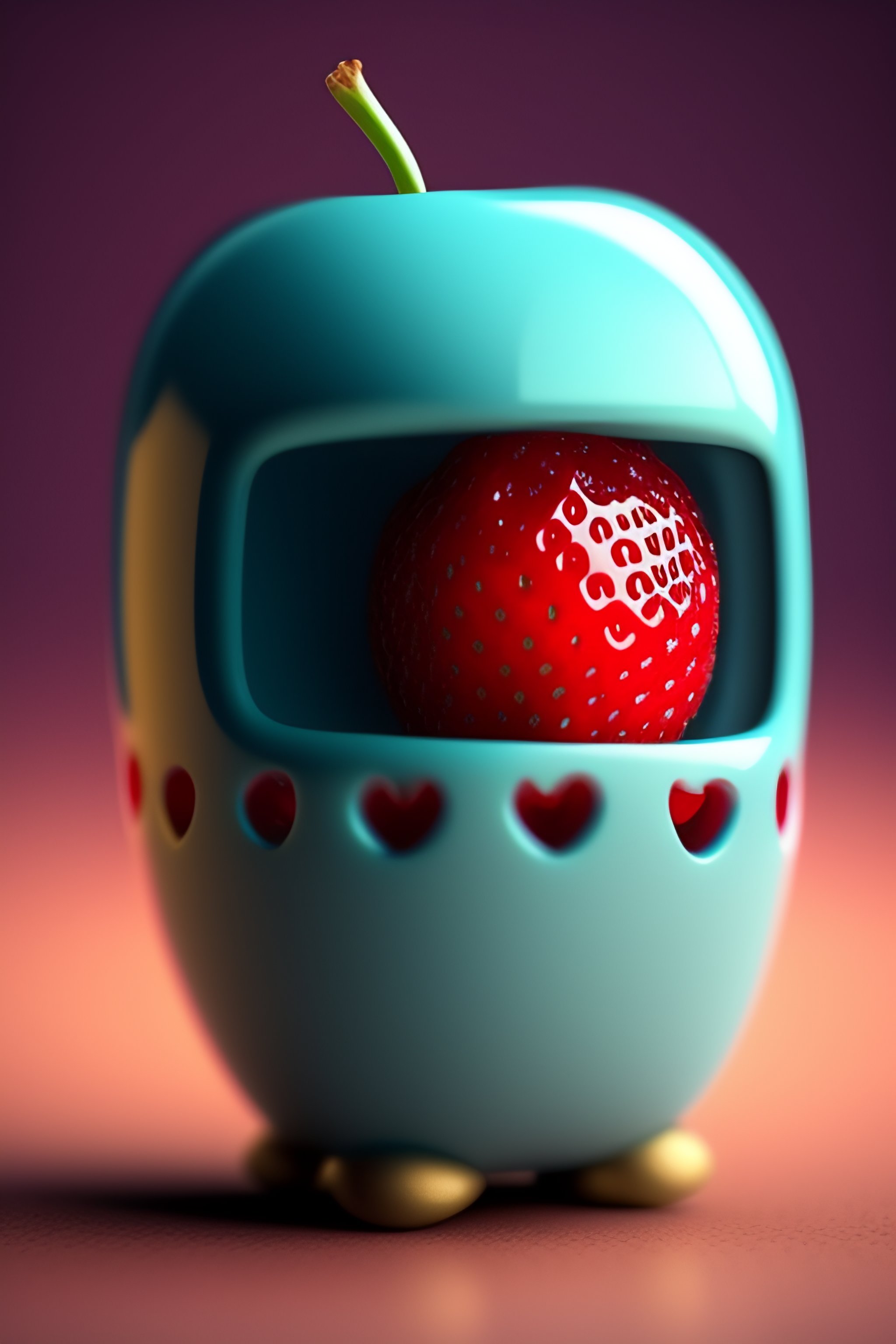 Lexica - Cute and adorable strawbery character,fanstastic,happy,realistic