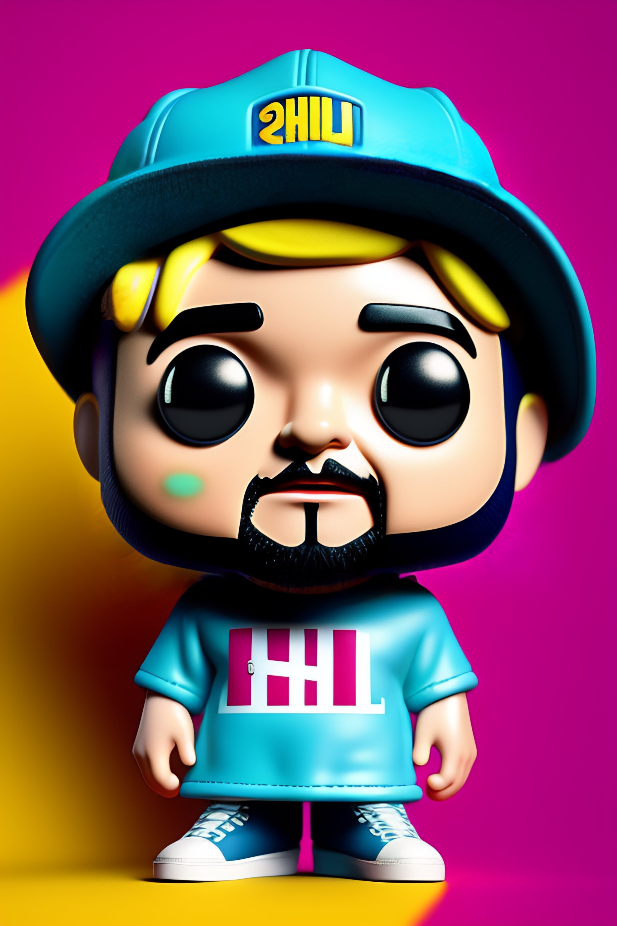 Lexica - 3d render of funko pop Mac Miller light guy jazel eyes a ...