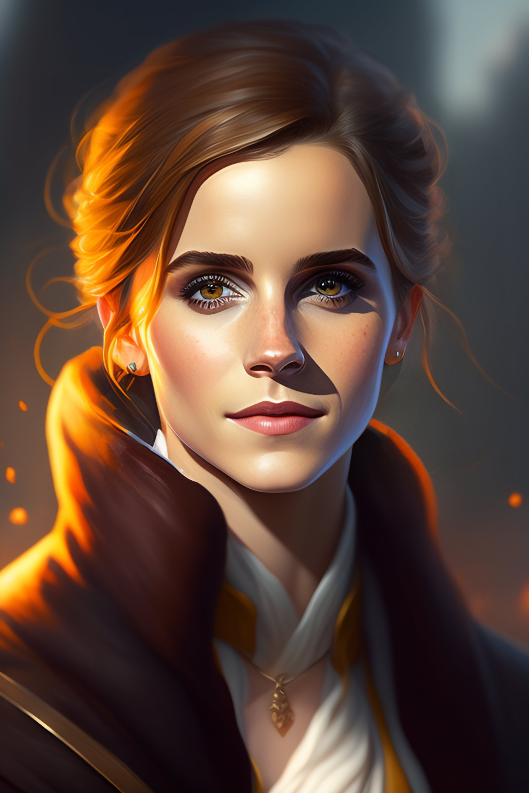 Lexica - Emma Watson, illustrator, by justin gerard and greg rutkowski ...