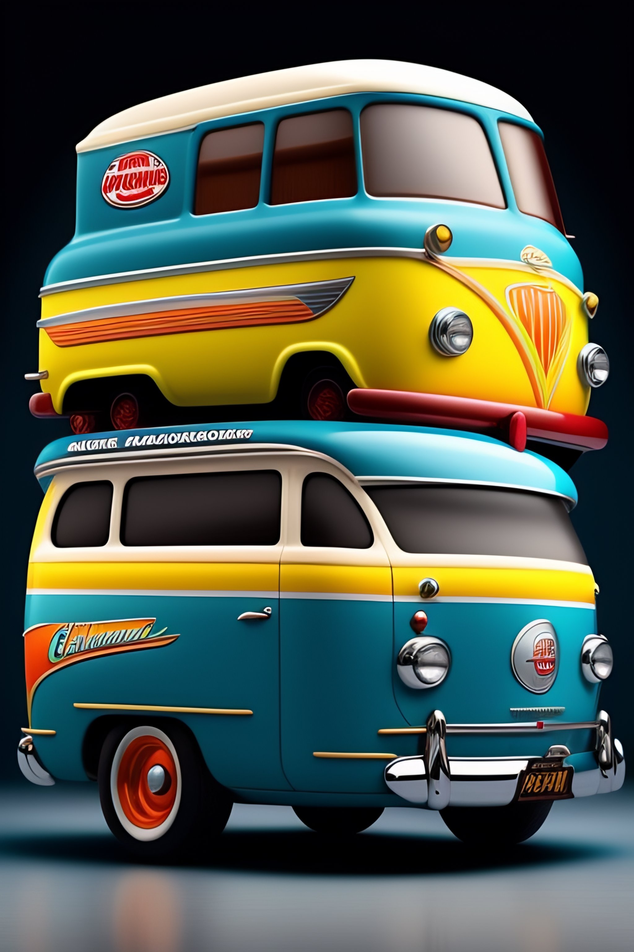 Lexica - Refrigerator in style of the movie Cars from Pixar