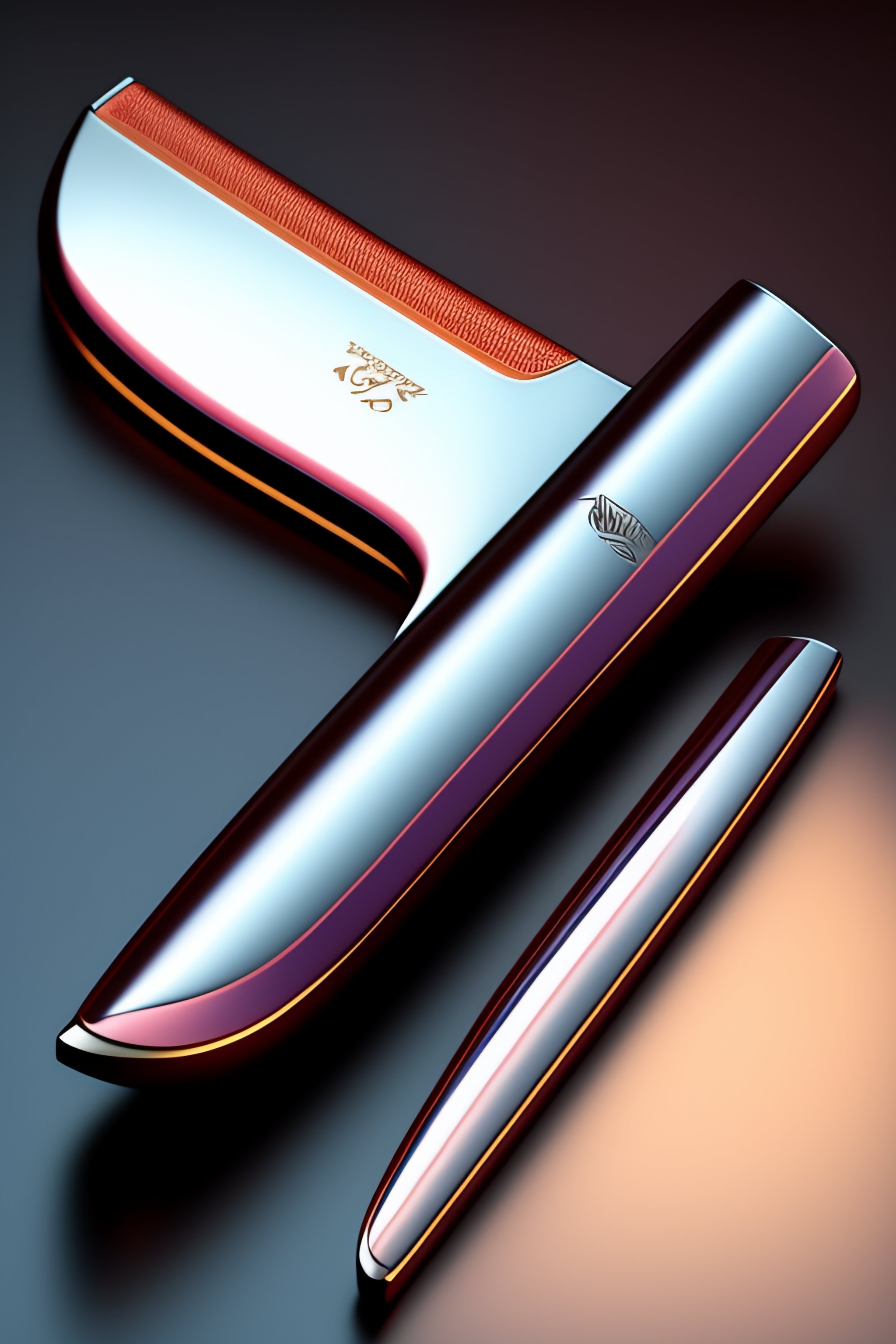 Lexica - Steak knives from the future as a technical illustrarion