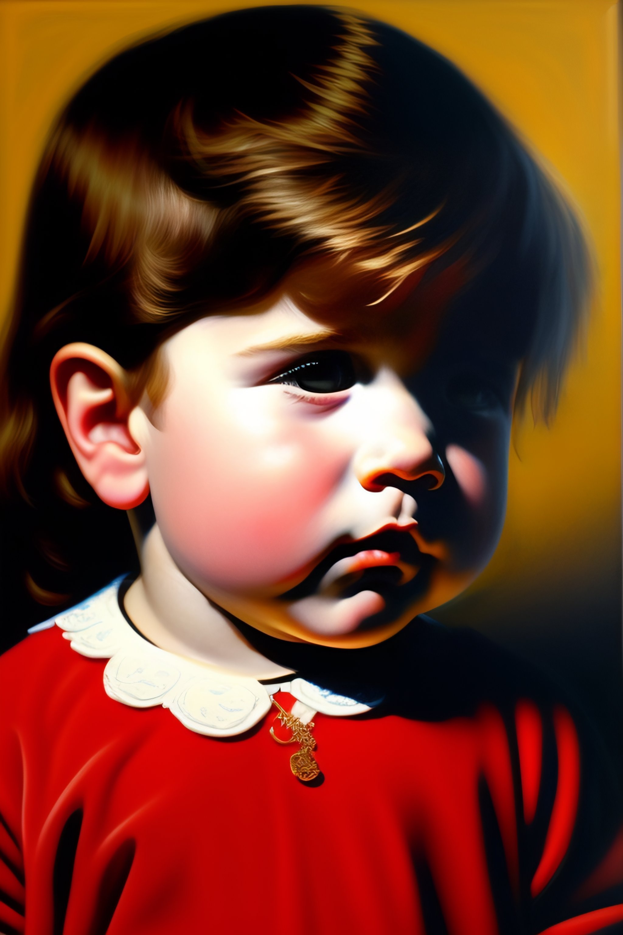 Lexica - Baby ozzy osbourne, oil painting, caravaggio style