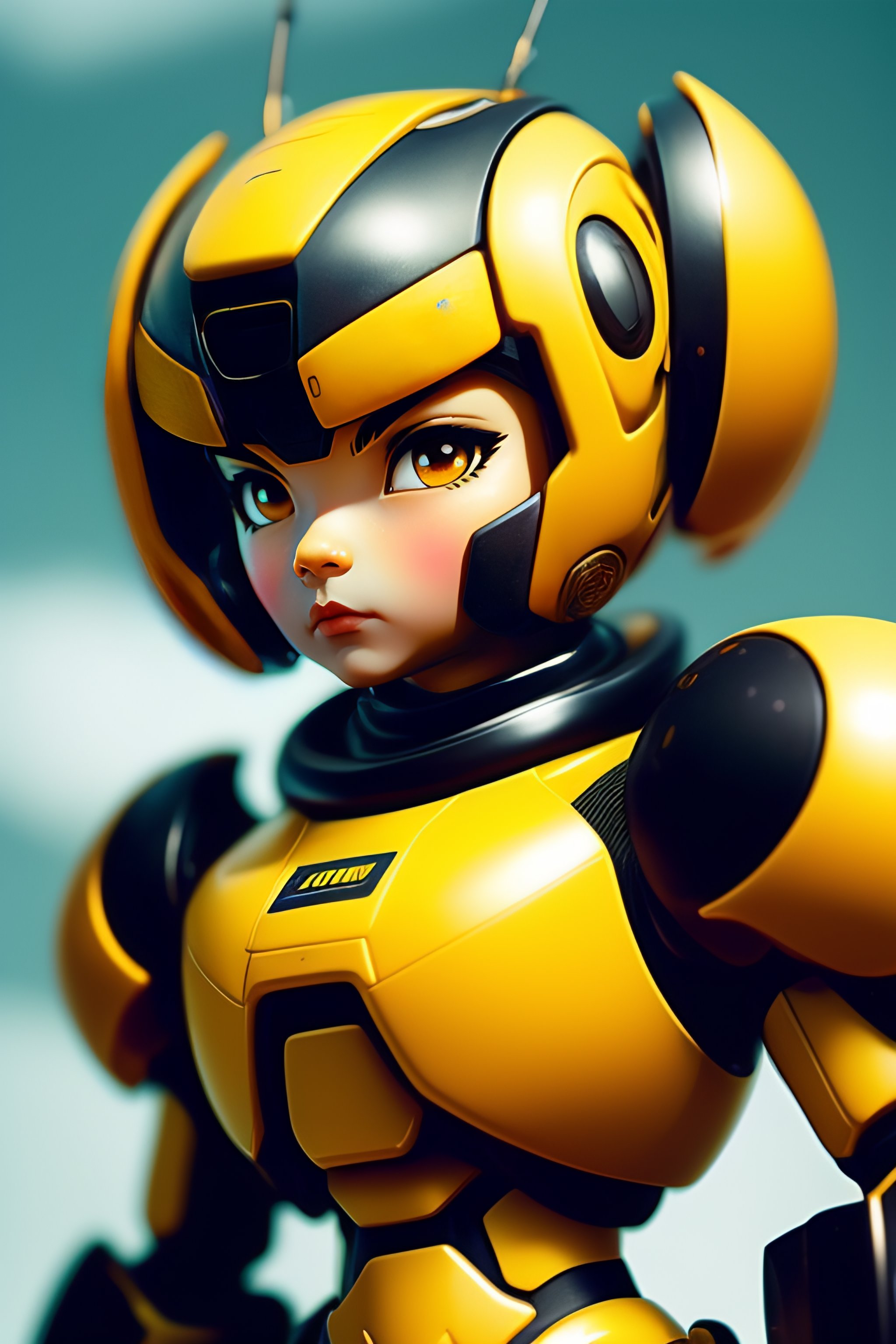 Lexica - A real life portrait of metabee from medabot