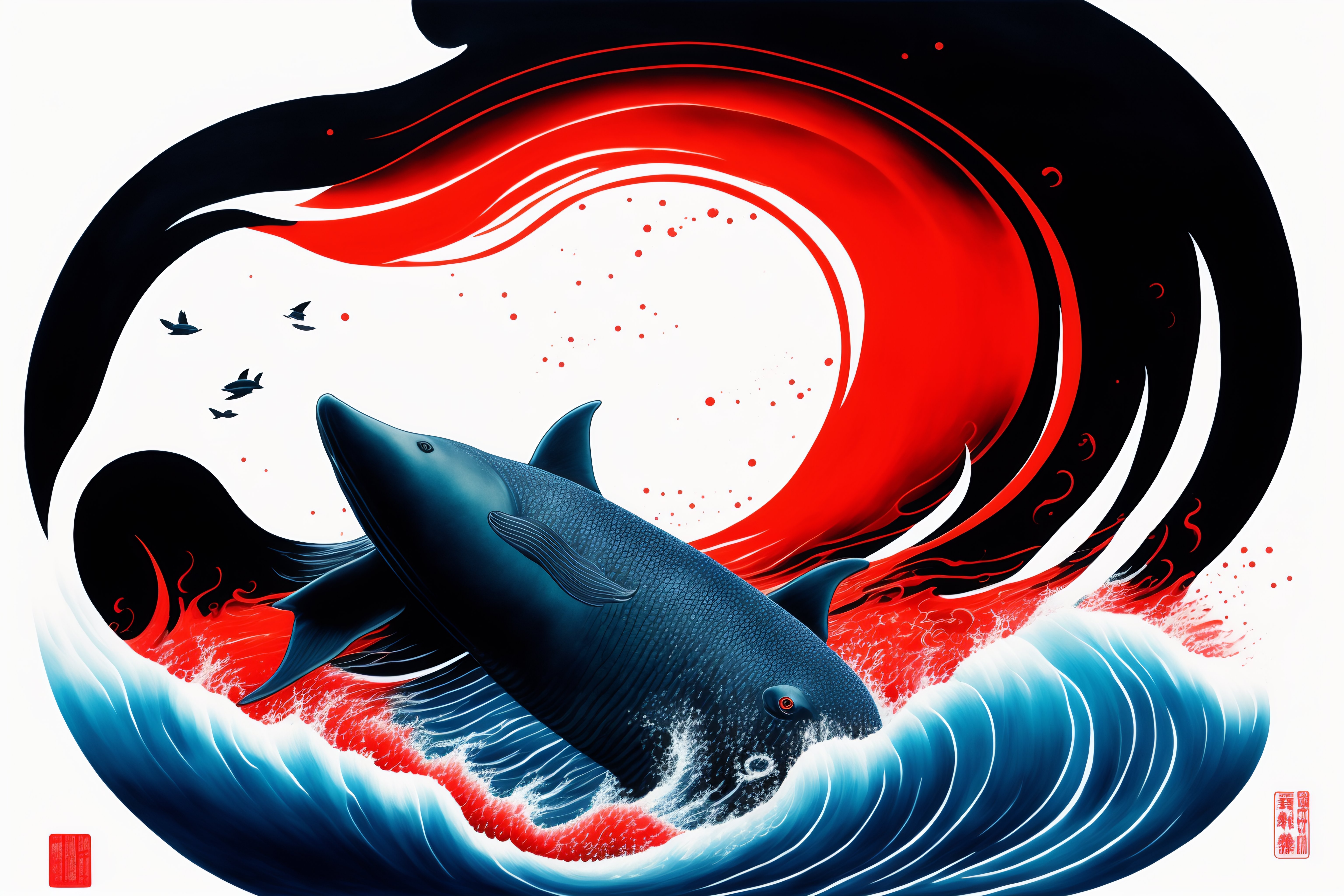 Lexica - Traditional Chinese ink painting for Chinese New Year wowed ...