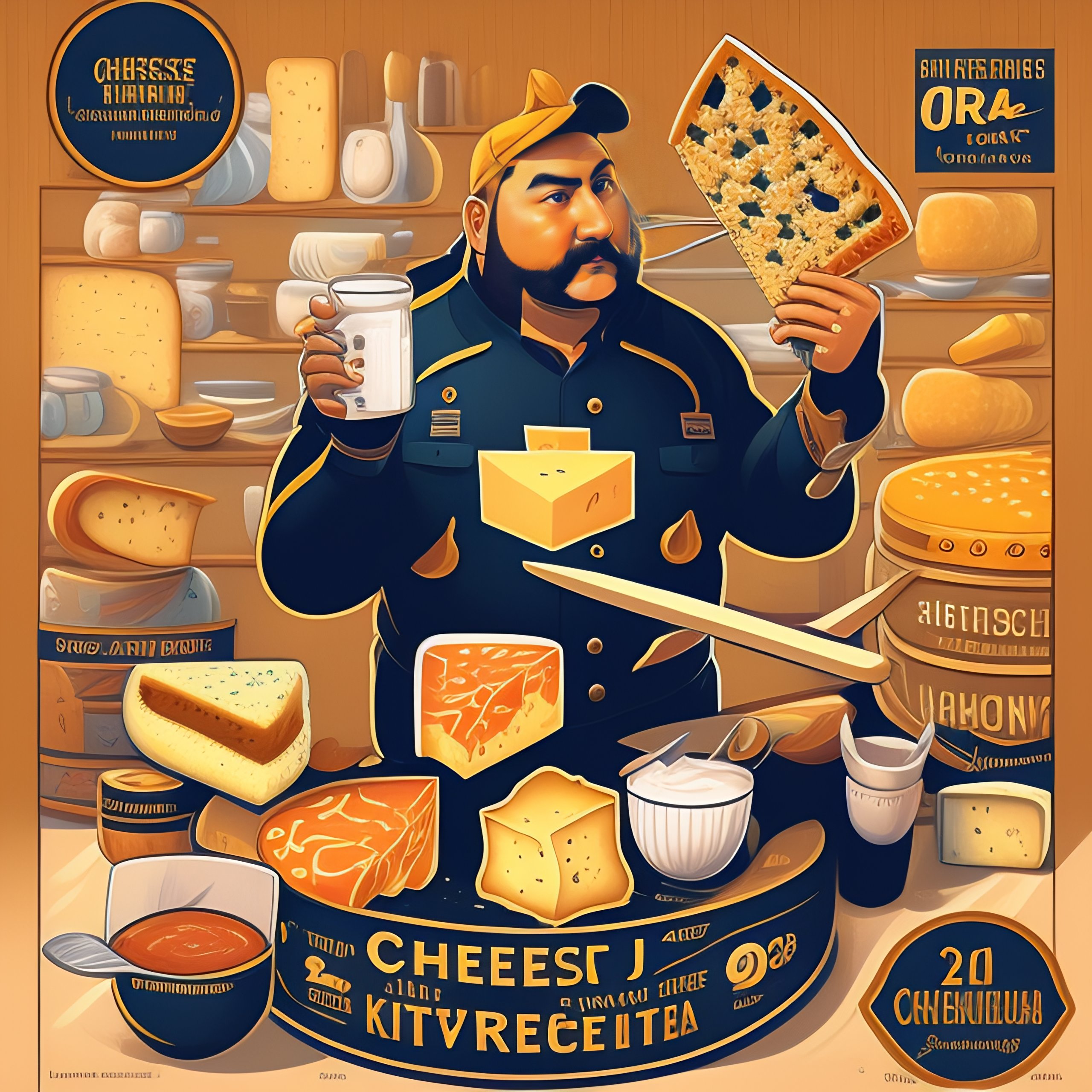 Lexica - Cheese revolution, by wasim kashin, trending on artstation