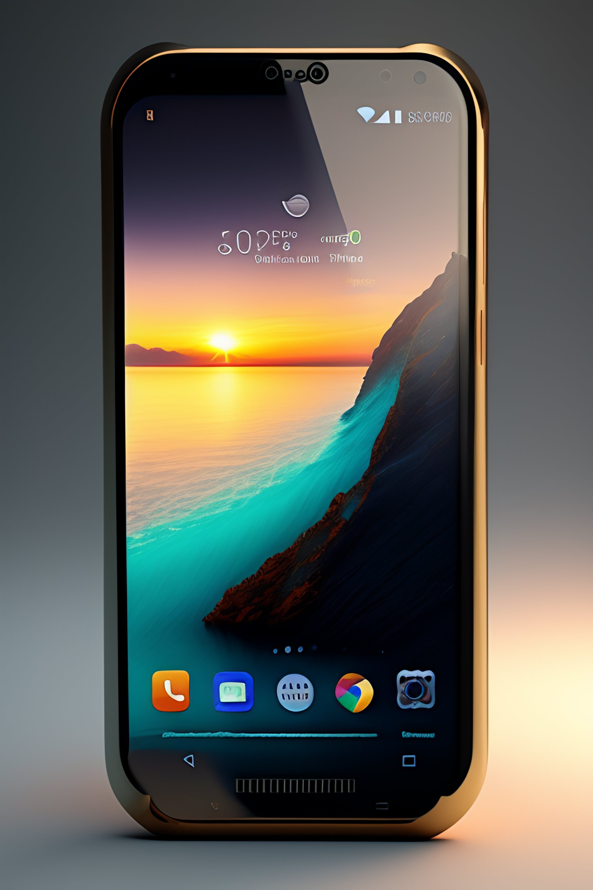 Lexica - Phone from titanium without frames