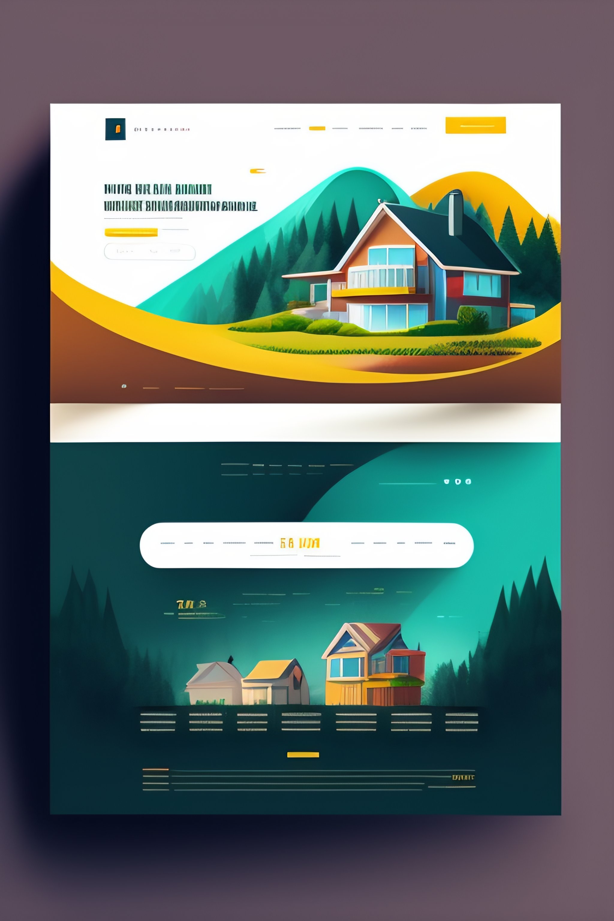 Lexica - Webpage background hero image for real estate company modern ...