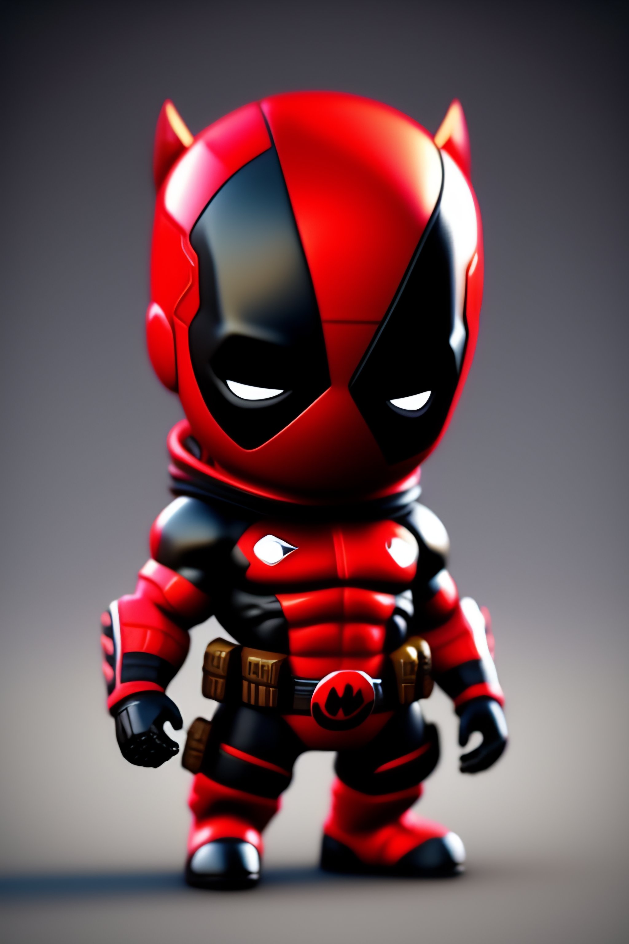 Lexica - Cute Chibi Deadpool, 3d, unreal engine
