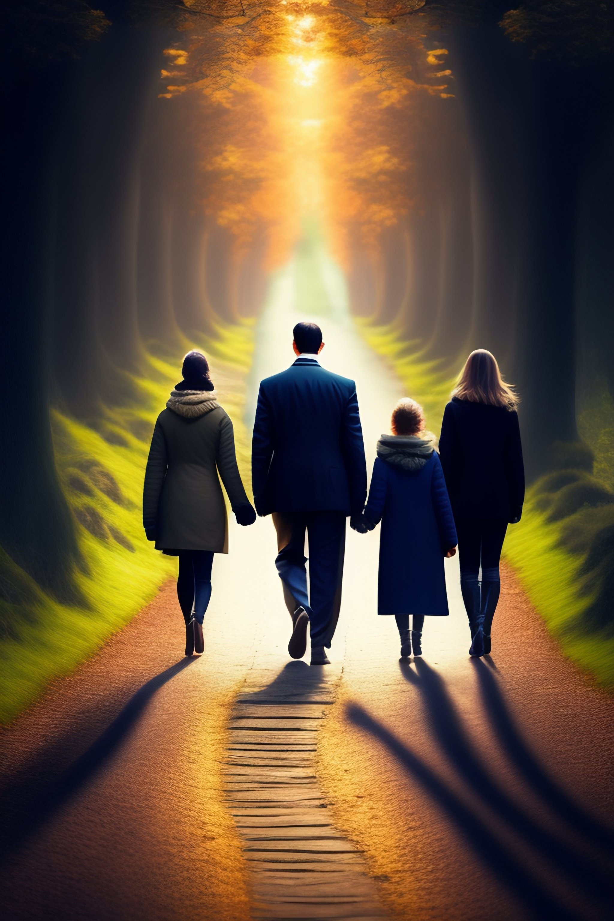 Lexica - Make a book cover where you can see a group of happy people ...