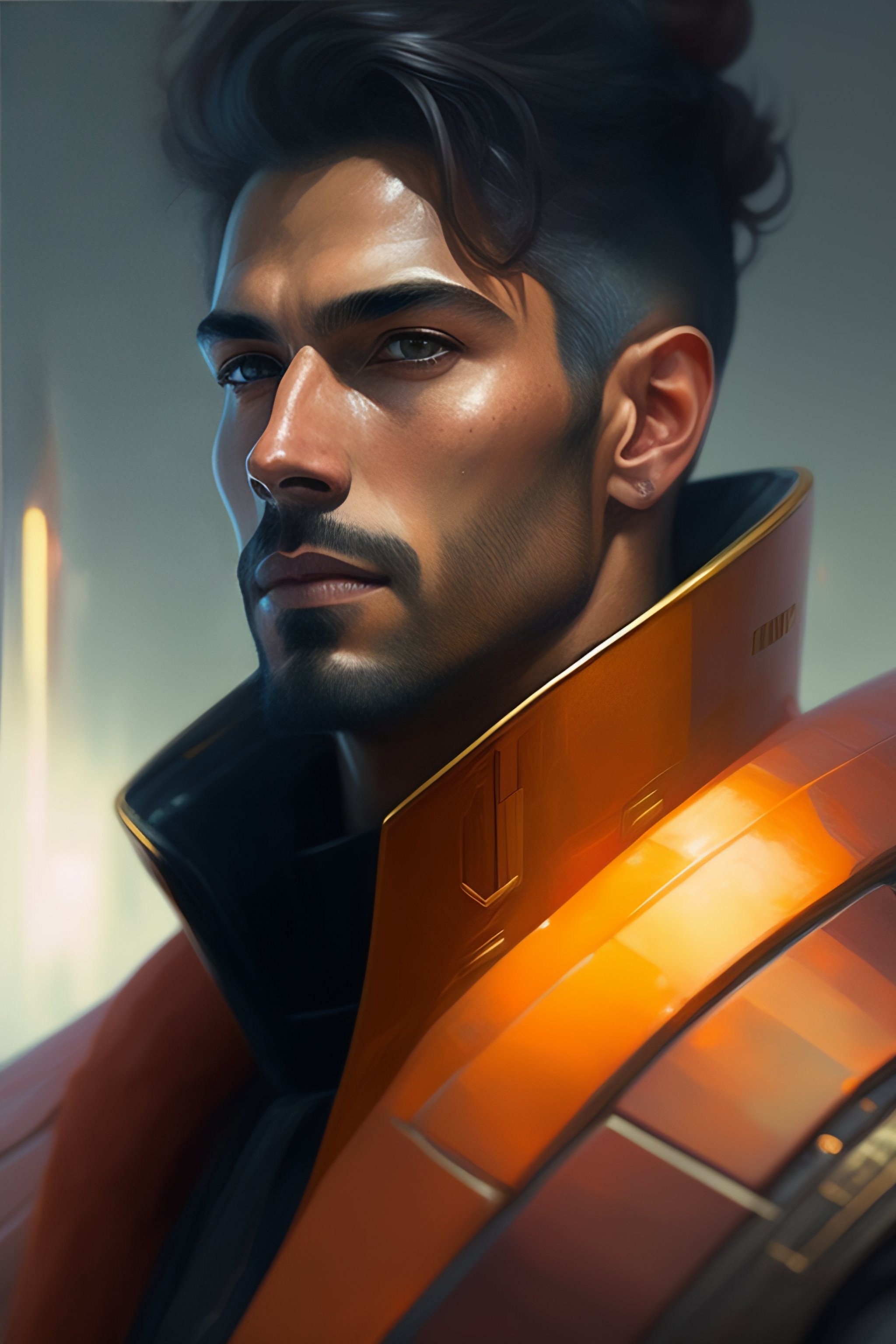 Lexica - Portrait of a man by greg rutkowski, james holden from the ...