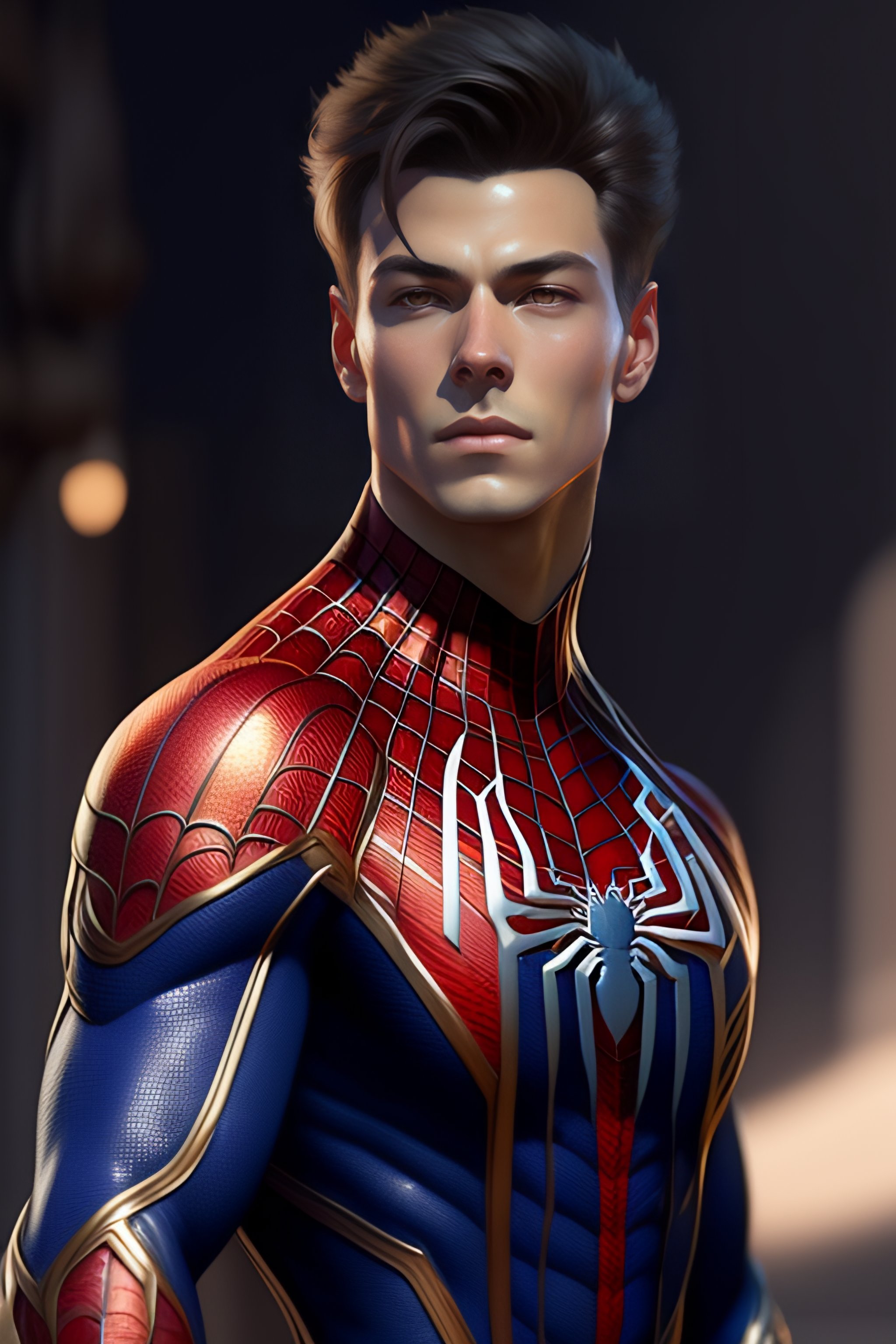 Lexica - Spider man art, highly detailed, complete body composition, by ...