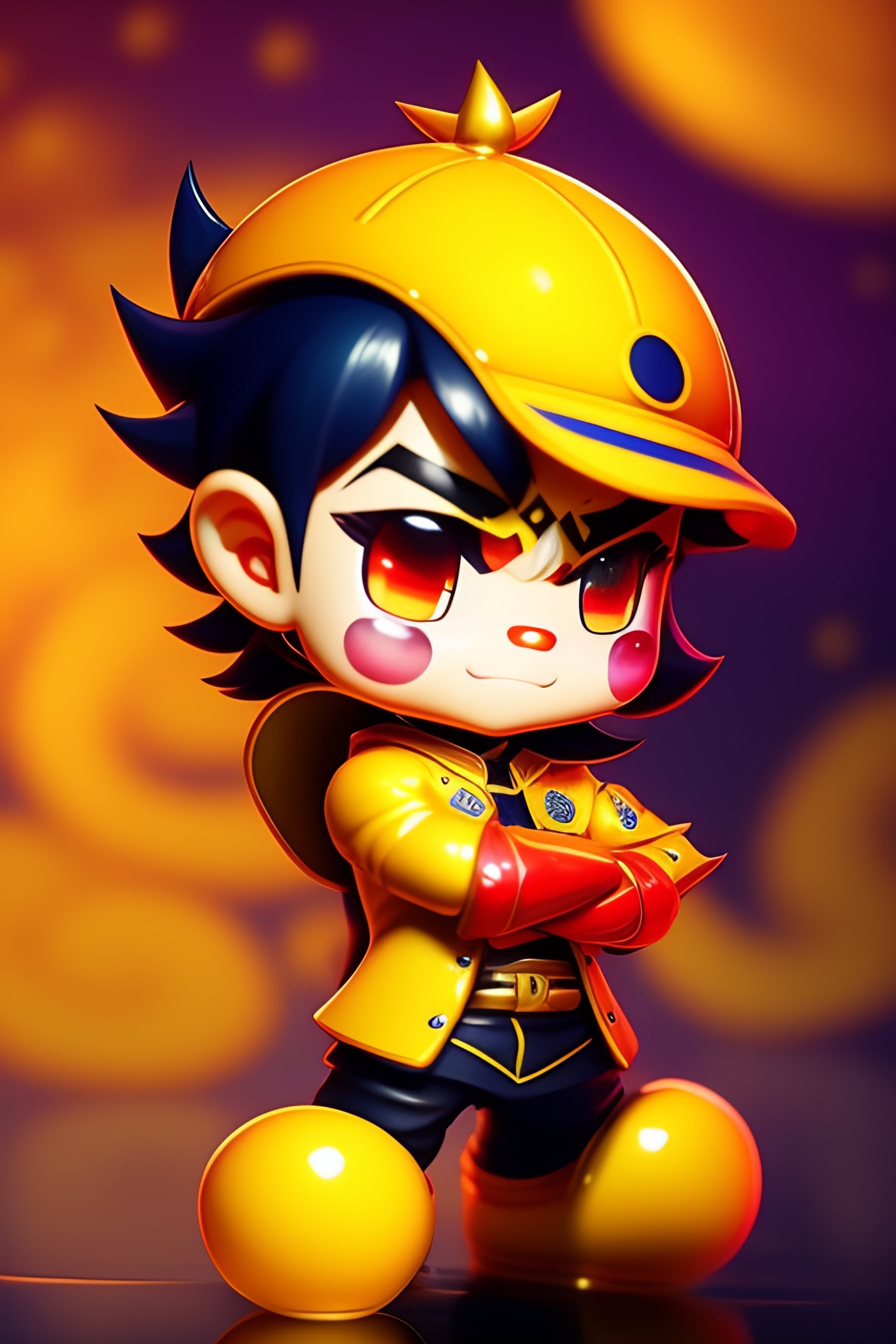 Lexica - Omi xiaolin showdown cute adorable yellow color supercute smile water boy